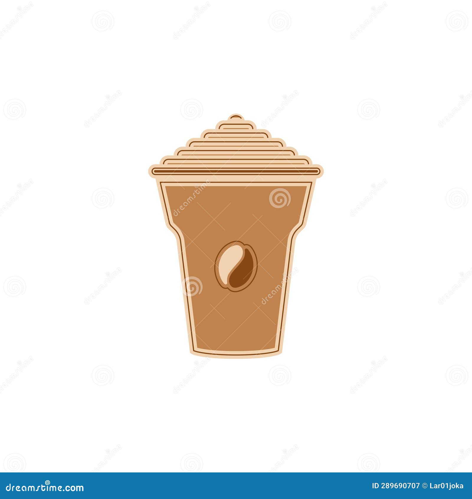 Isolated Cold Coffee Brew Icon Vector Stock Illustration - Illustration ...