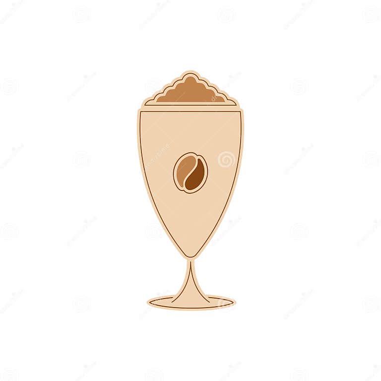 Isolated Cold Coffee Brew Icon Vector Stock Illustration - Illustration ...