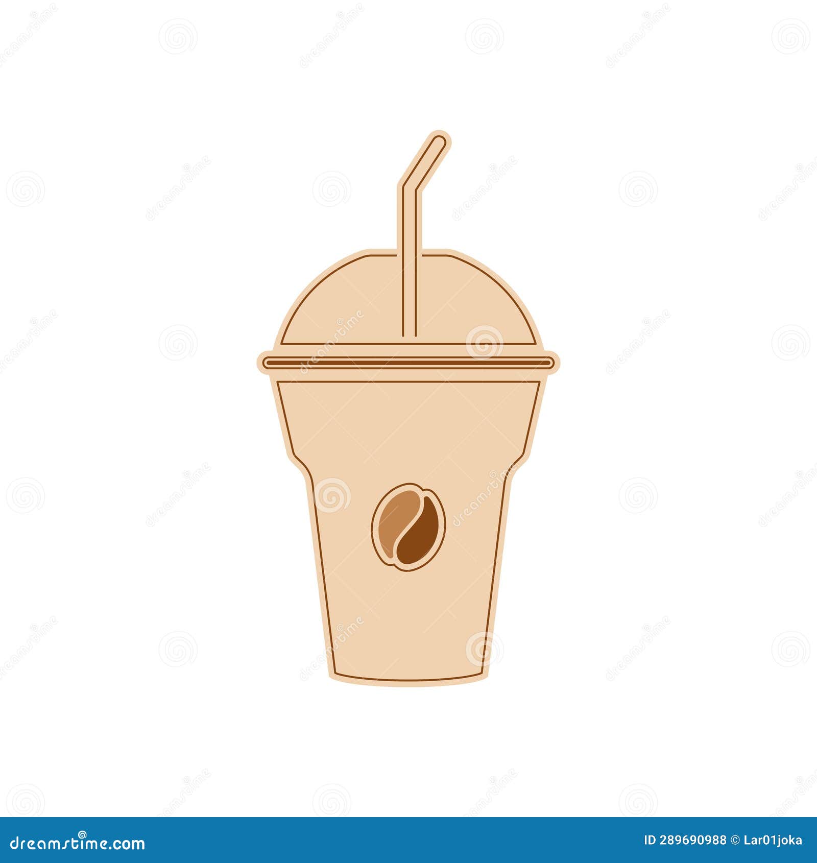 Isolated Cold Coffee Brew Icon Vector Stock Vector - Illustration of ...