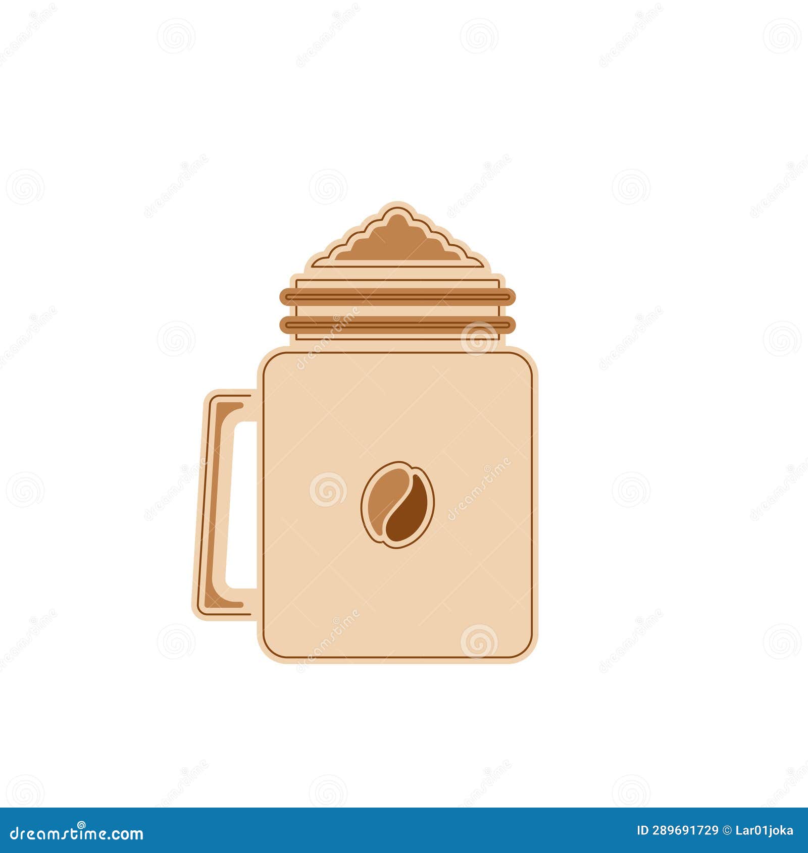 Isolated Cold Coffee Brew Icon Vector Stock Illustration - Illustration ...