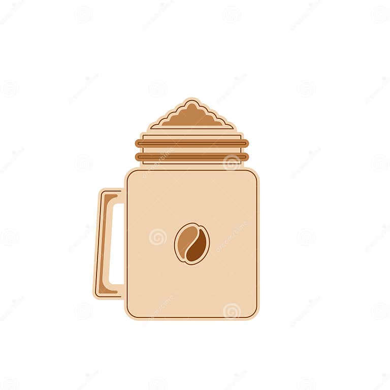 Isolated Cold Coffee Brew Icon Vector Stock Illustration - Illustration ...