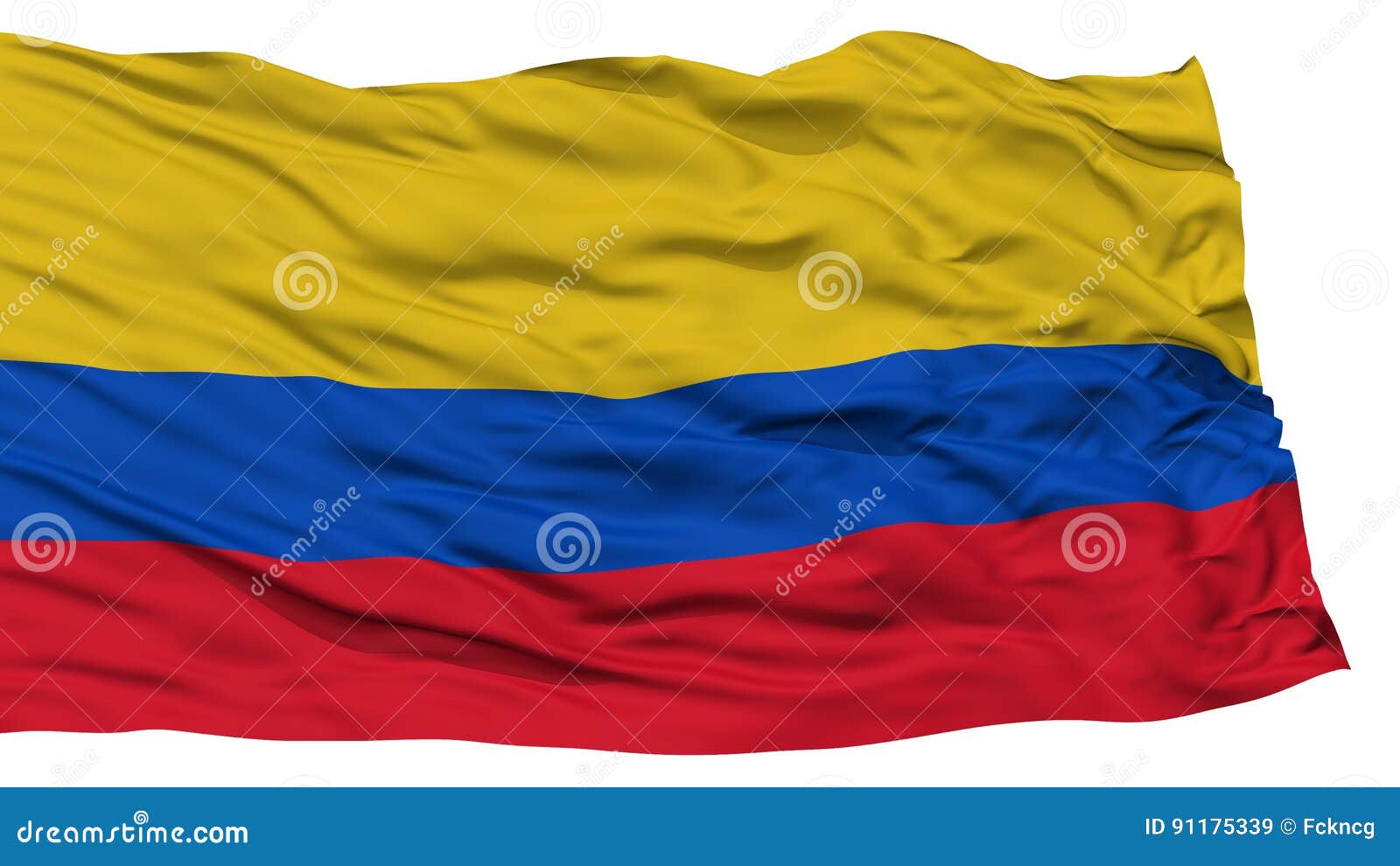 Isolated Colombia Flag stock illustration. Illustration of foreign ...