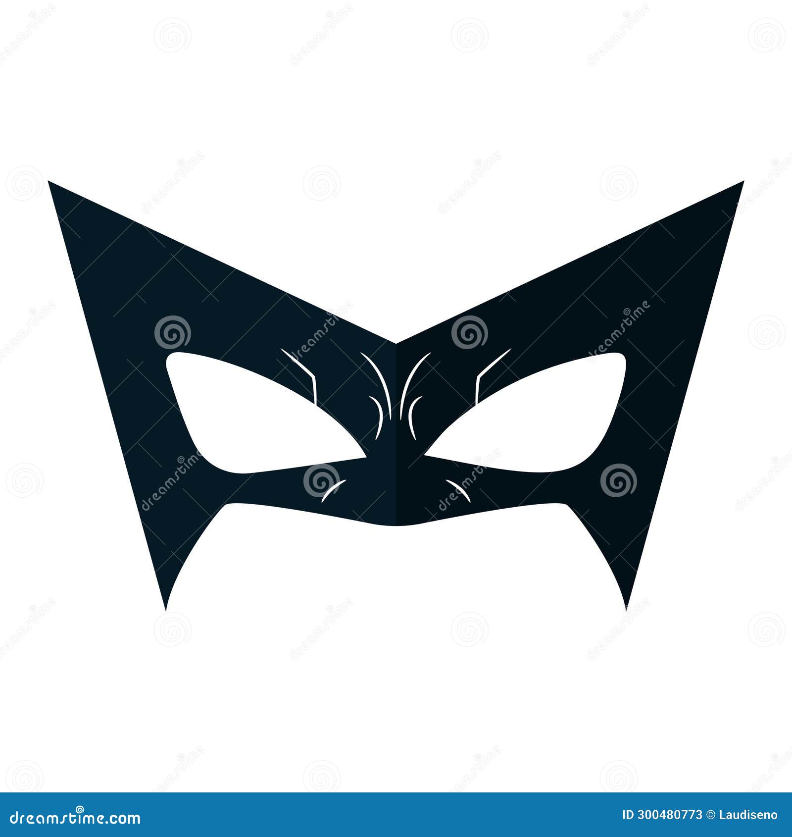 Isolated Colored Abstract Flat Superhero Mask Vector Stock Vector ...
