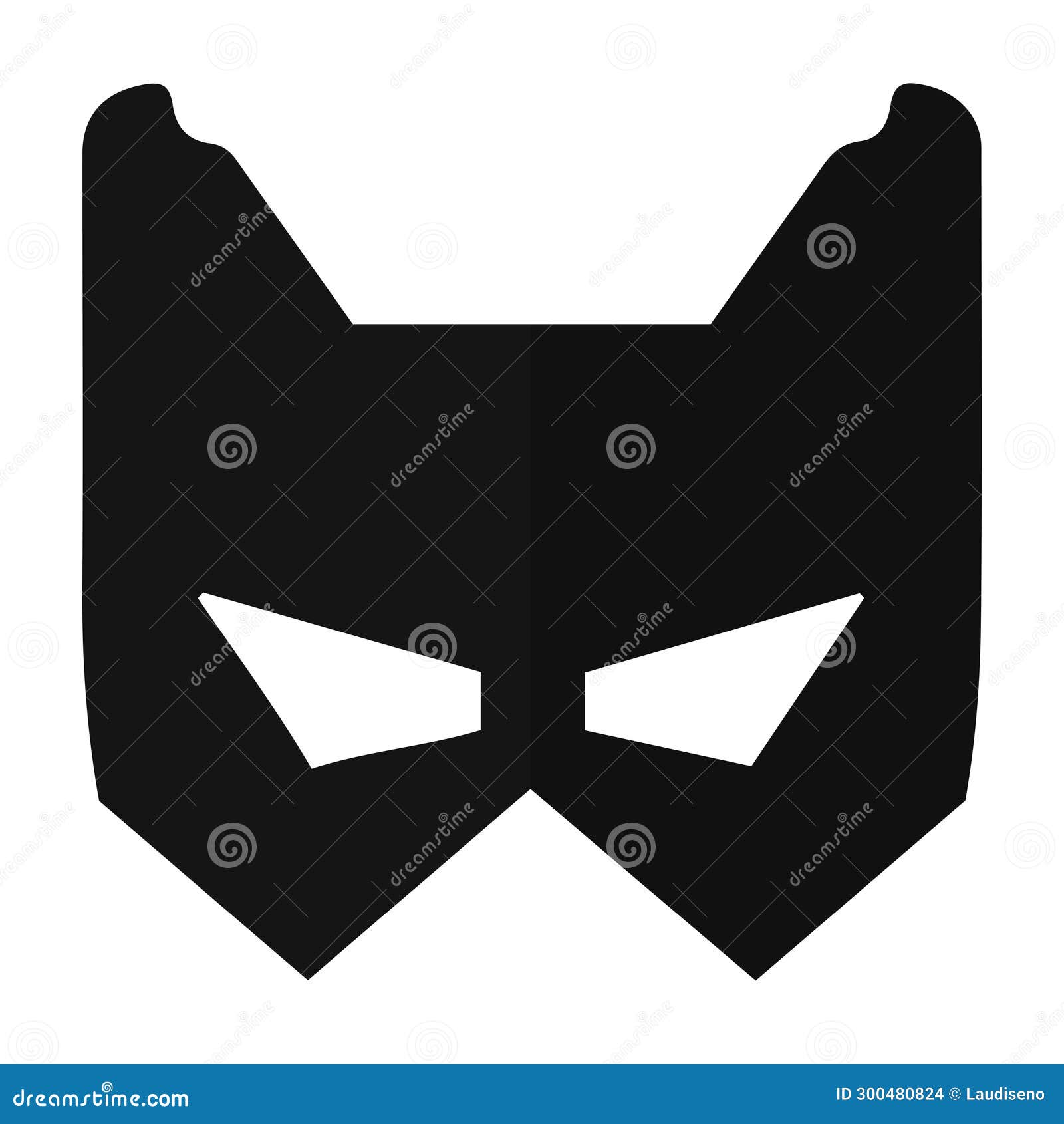 Isolated Colored Abstract Flat Superhero Mask Vector Stock Vector ...