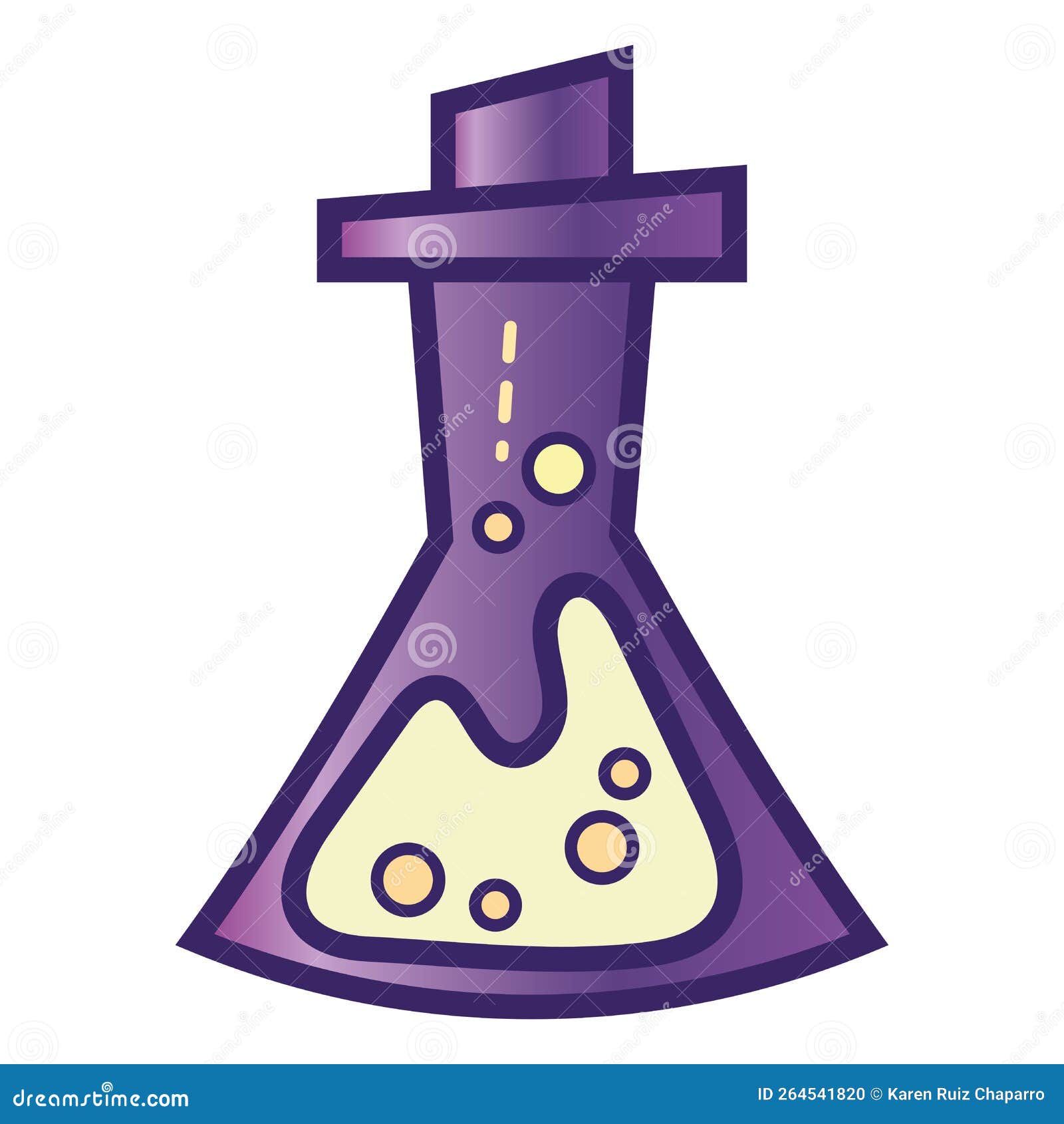 Isolated Colored Alchemy Flask Icon Vector Stock Vector - Illustration ...