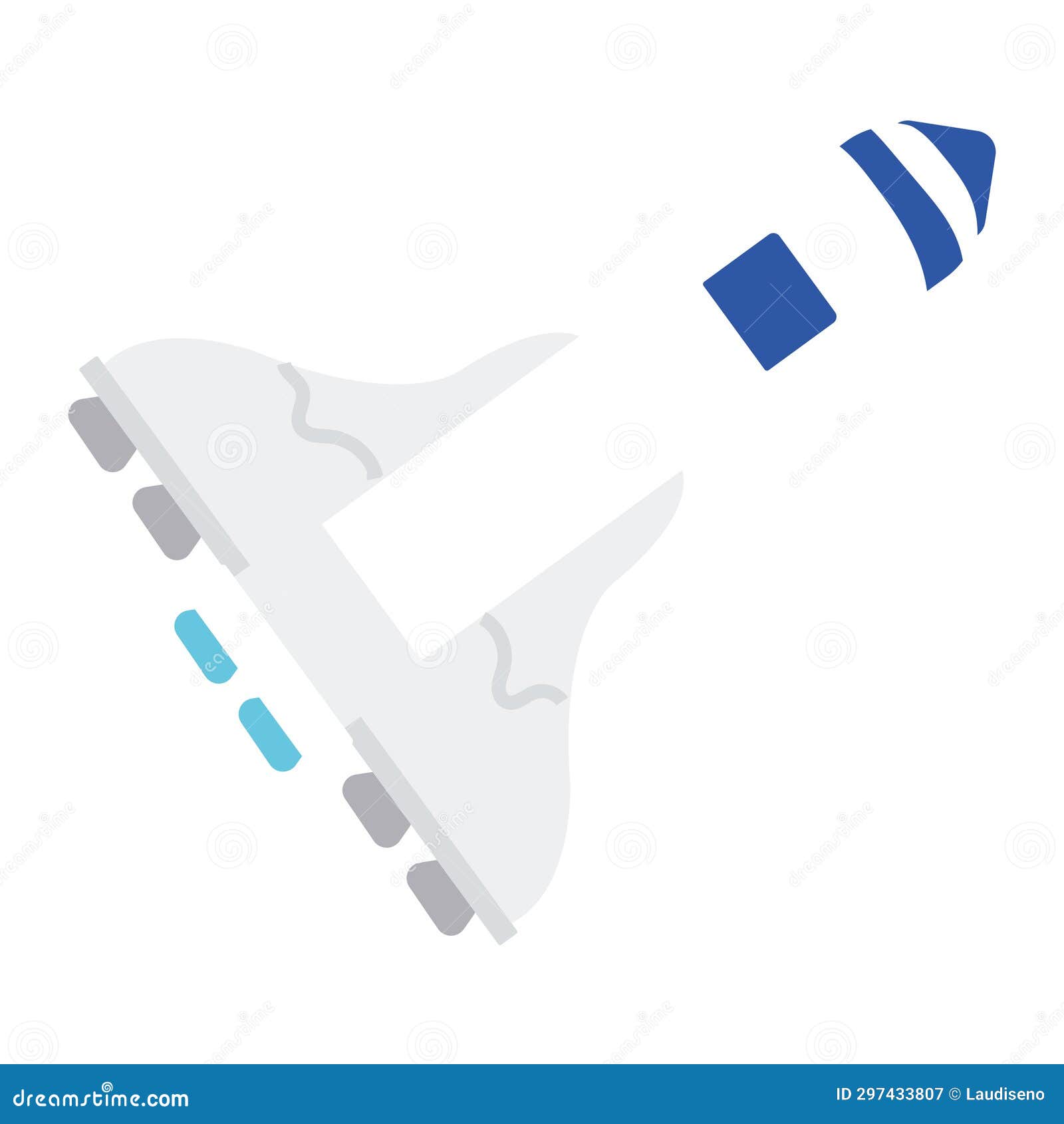 Isolated Colored Astronaut Spaceship Icon Vector Stock Vector ...