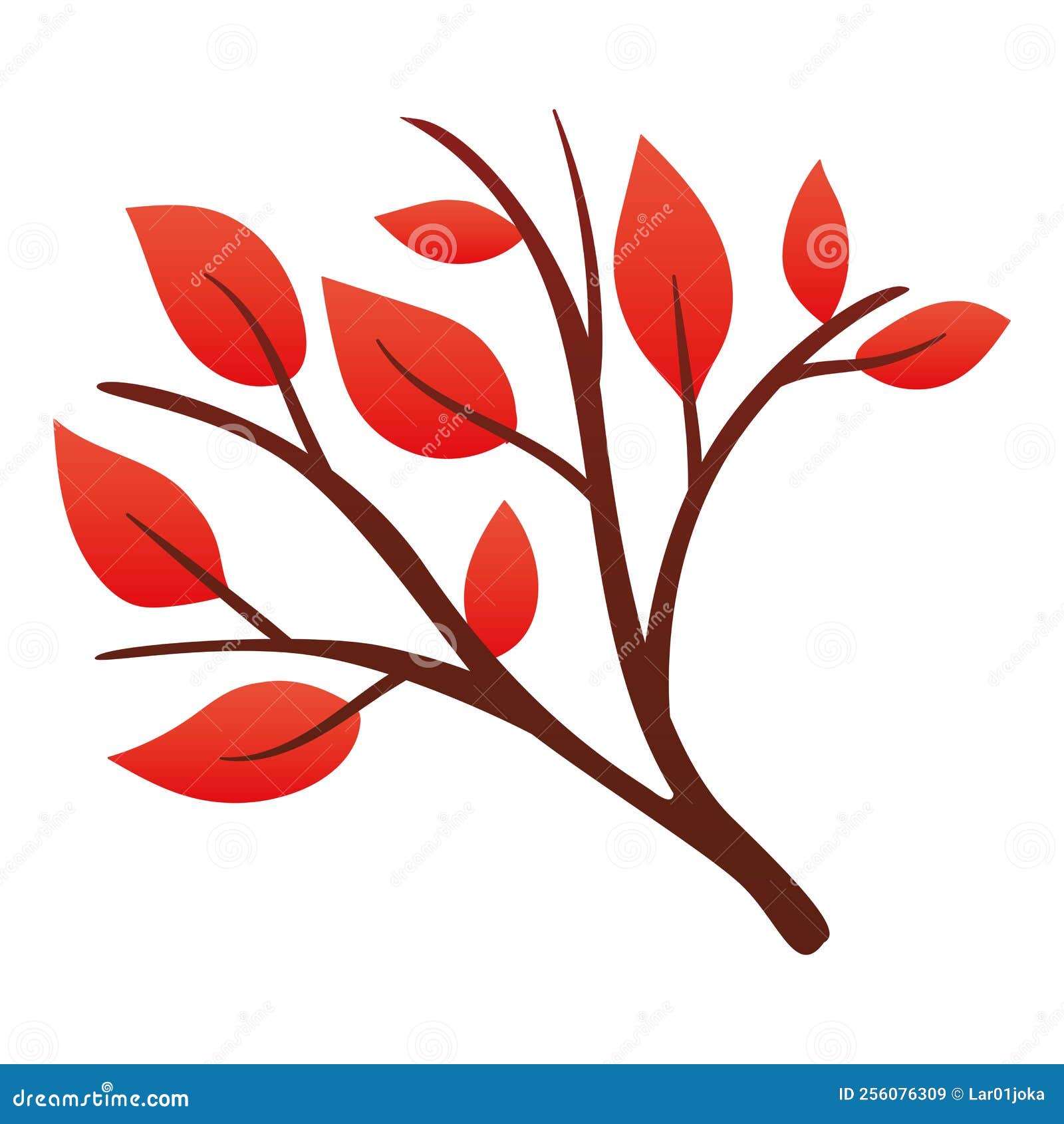 Isolated Colored Autumn Leaf Icon Vector Stock Vector - Illustration of ...