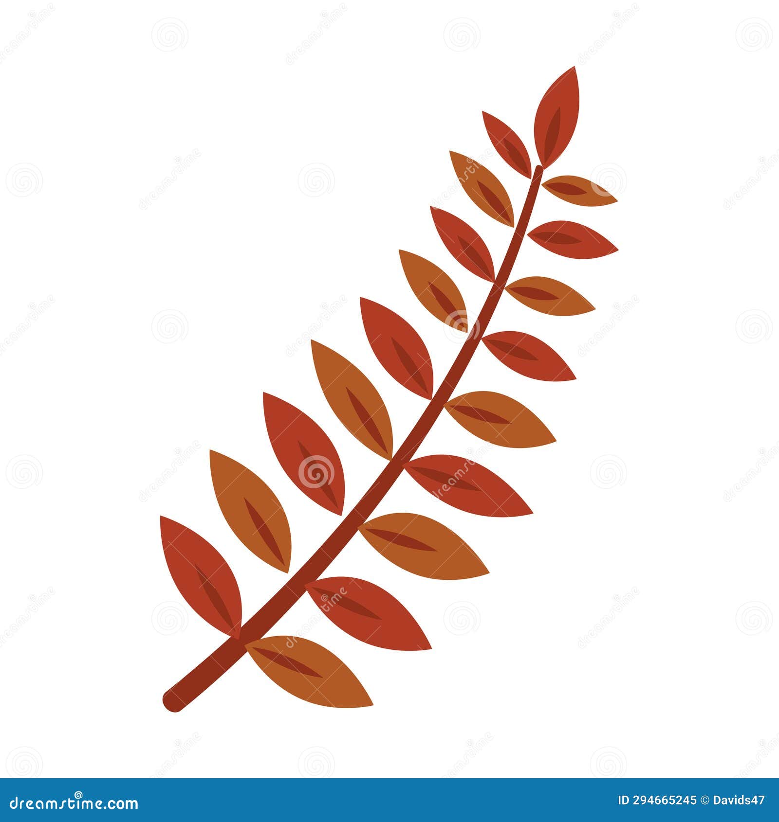 Isolated Colored Autumn Leaf Icon Vector Stock Vector - Illustration of ...