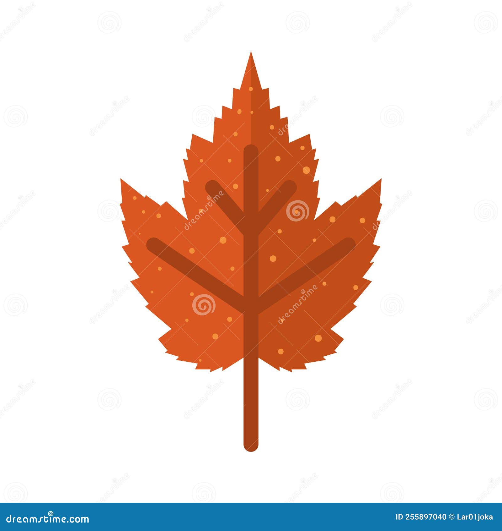 Isolated Colored Autumn Leaf Icon Vector Stock Vector - Illustration of ...