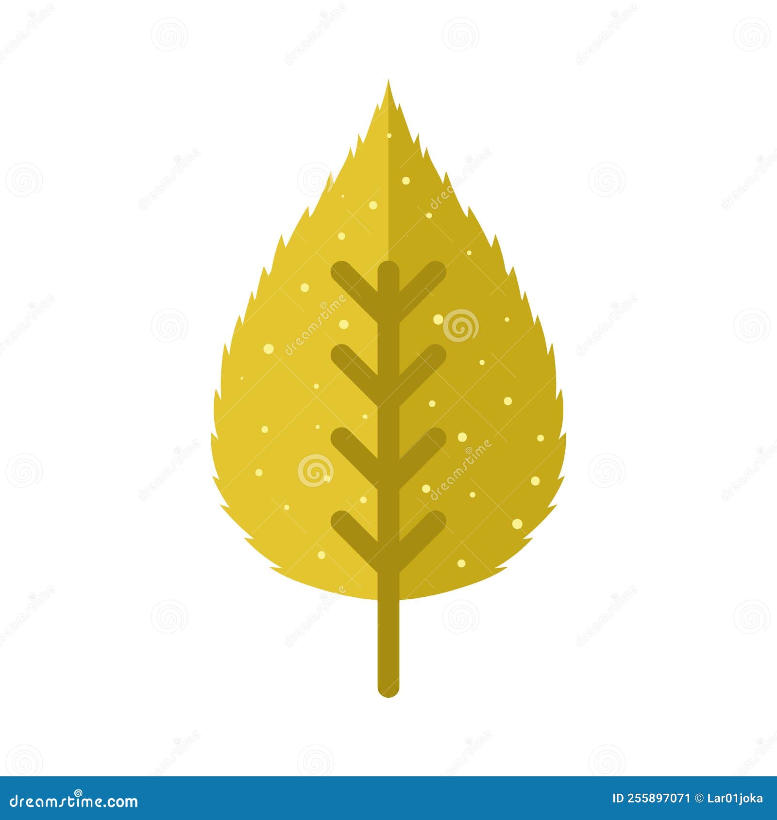 Isolated Colored Autumn Leaf Icon Vector Stock Vector - Illustration of ...