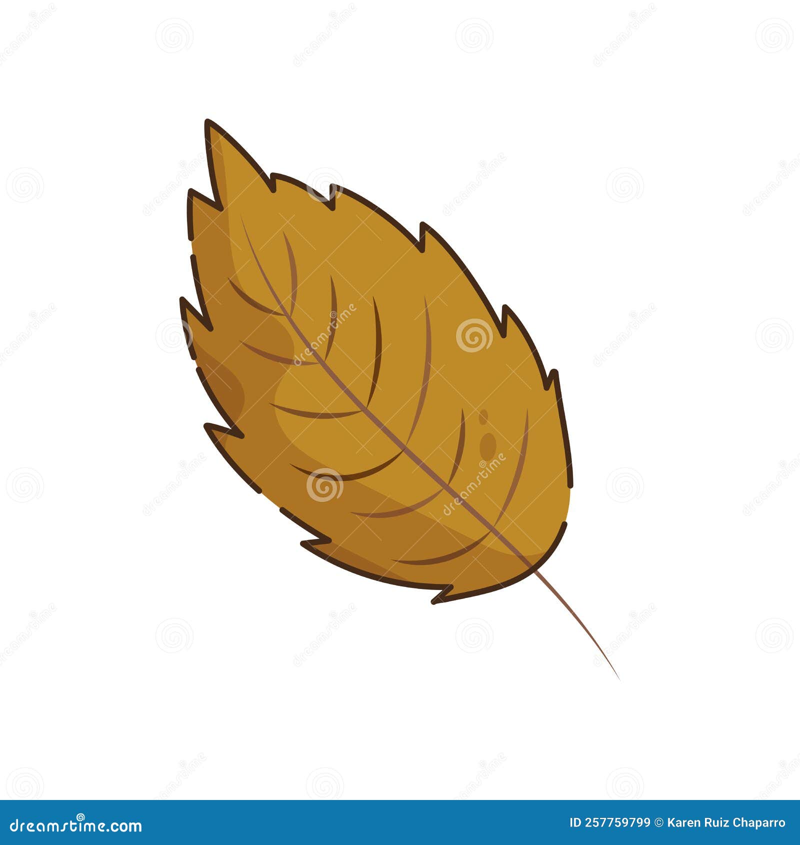 Isolated Colored Autumn Leaf Icon Vector Stock Vector - Illustration of ...