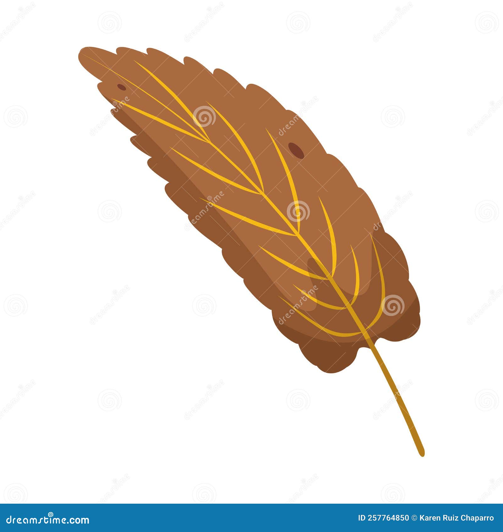 Isolated Colored Autumn Leaf Icon Vector Stock Vector - Illustration of ...