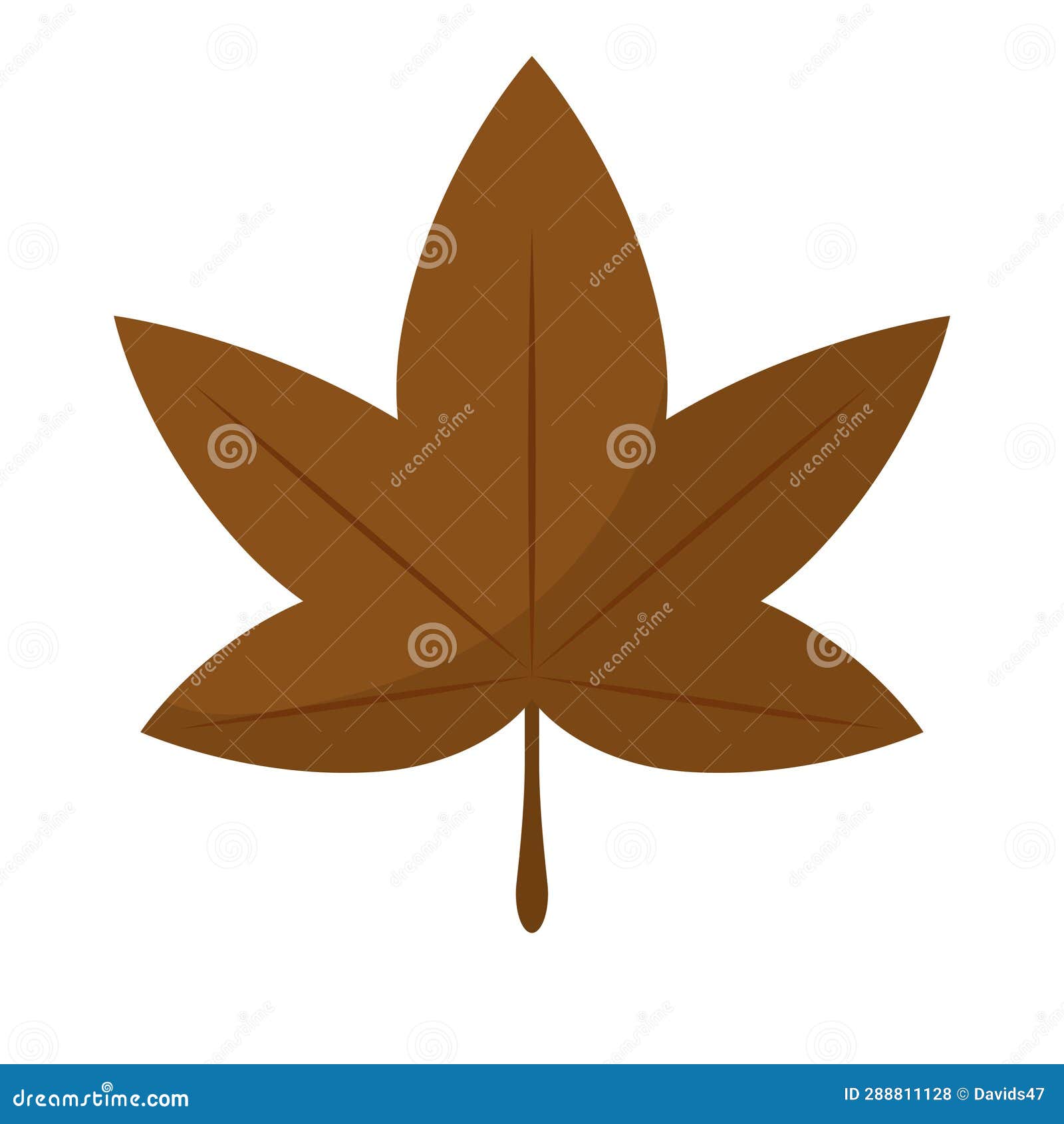 Isolated Colored Autumn Leaf Icon Vector Stock Vector - Illustration of ...