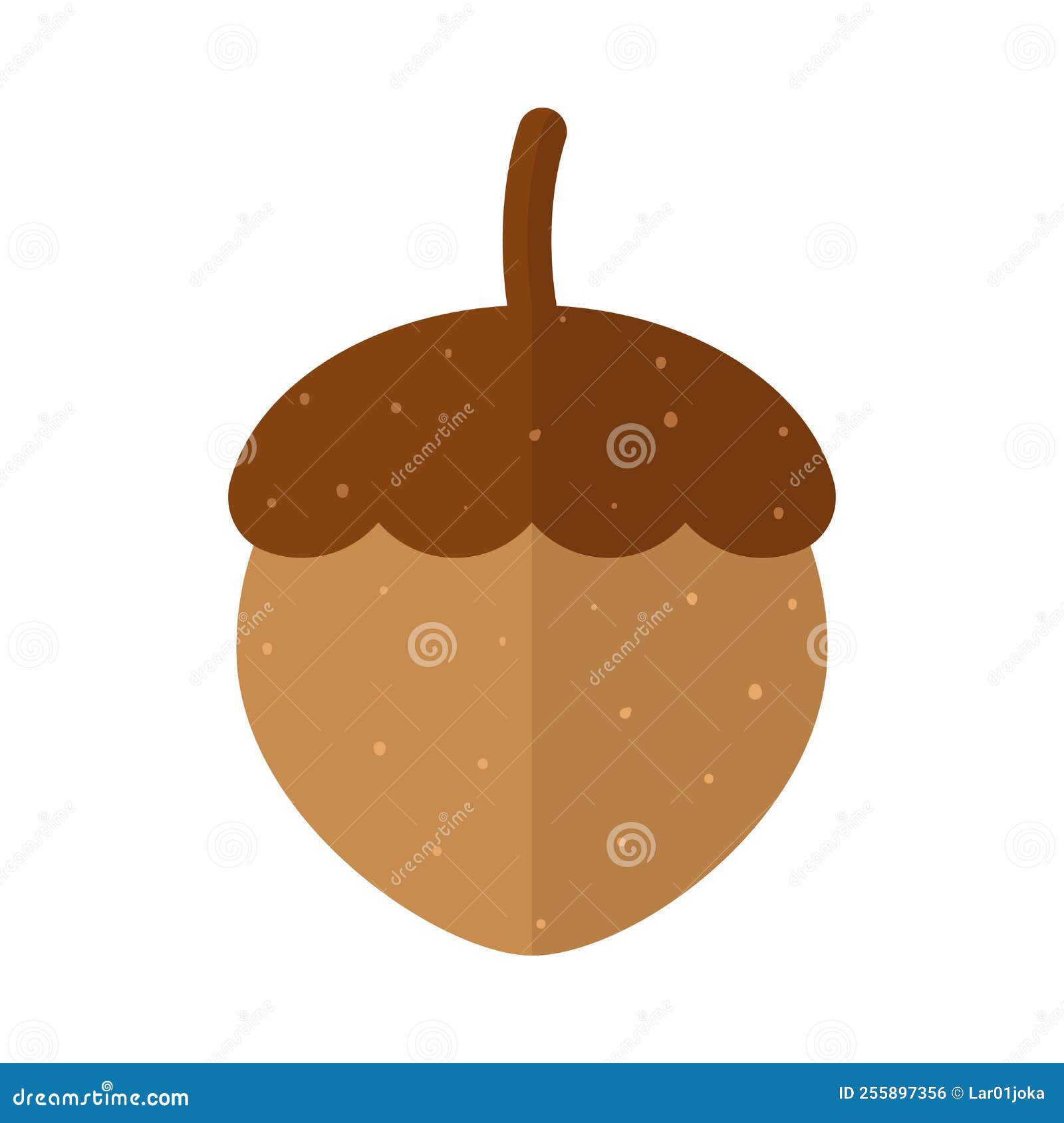 Isolated Colored Autumn Nut Icon Vector Stock Vector - Illustration of ...