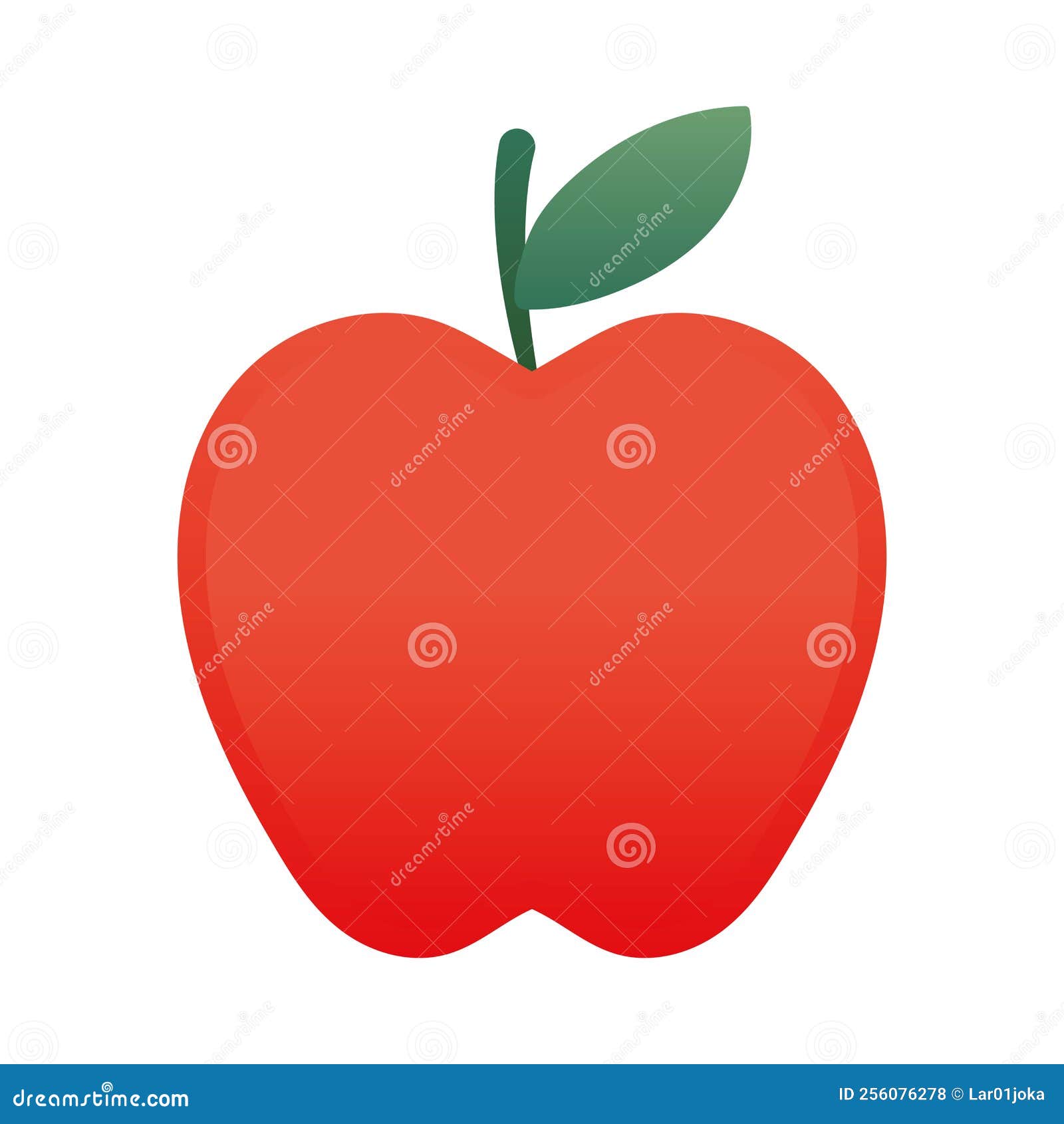 Isolated Colored Autumn Red Apple Icon Vector Stock Vector ...