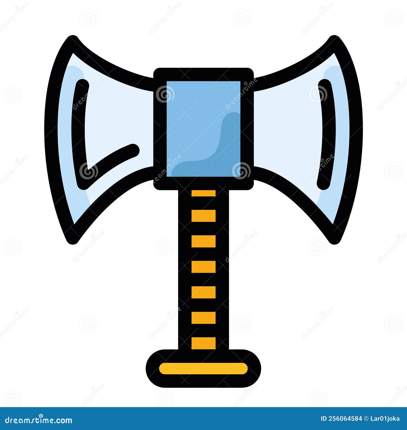 Isolated Colored Axe Videogame Icon Flat Design Vector Stock Vector ...