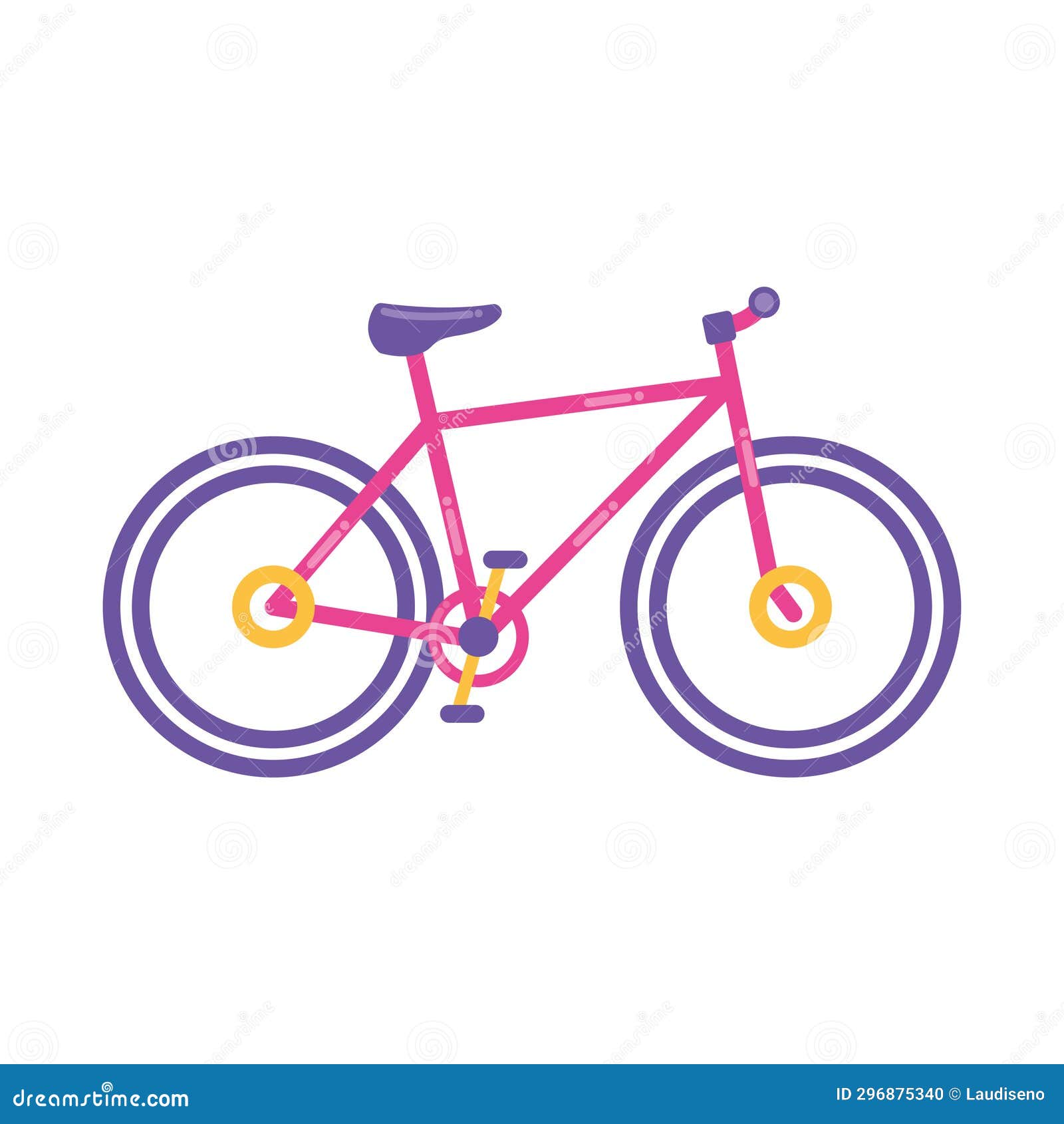 Isolated Colored Bicycle Icon Vector Stock Vector - Illustration of ...