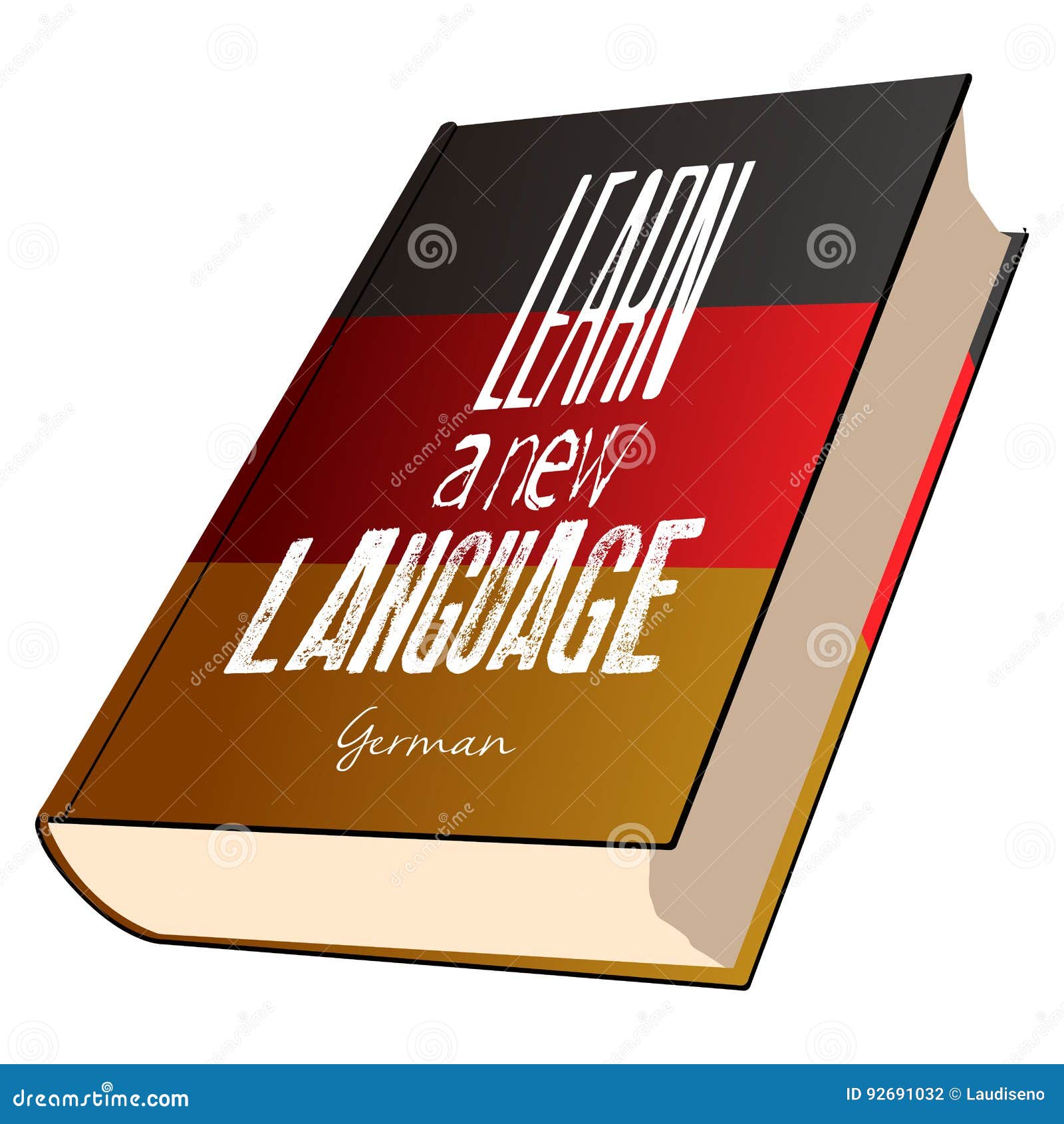 Isolated colored book stock illustration. Illustration of international ...