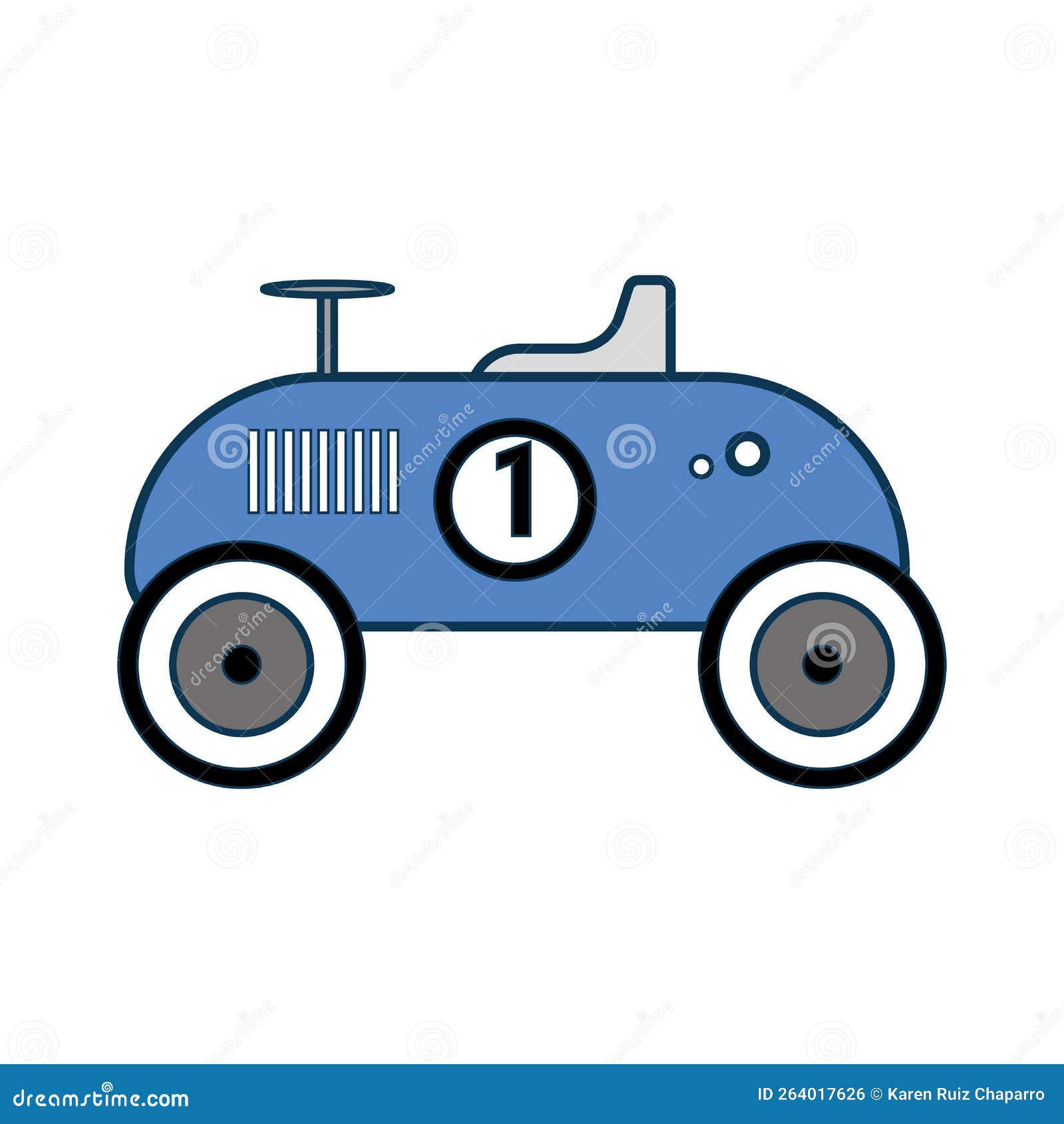 Isolated Colored Car Toy Icon Vector Stock Vector - Illustration of ...