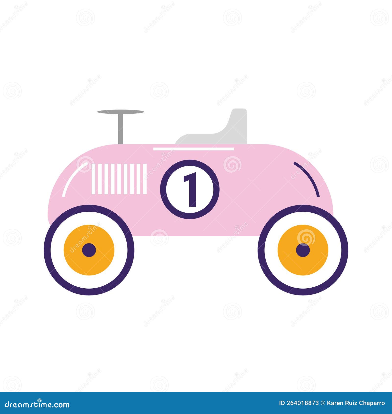 Isolated Colored Car Toy Icon Vector Stock Vector - Illustration of ...