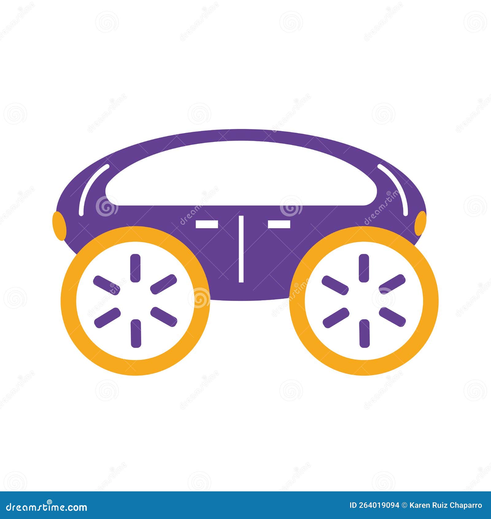 Isolated Colored Children Car Toy Icon Vector Stock Vector ...