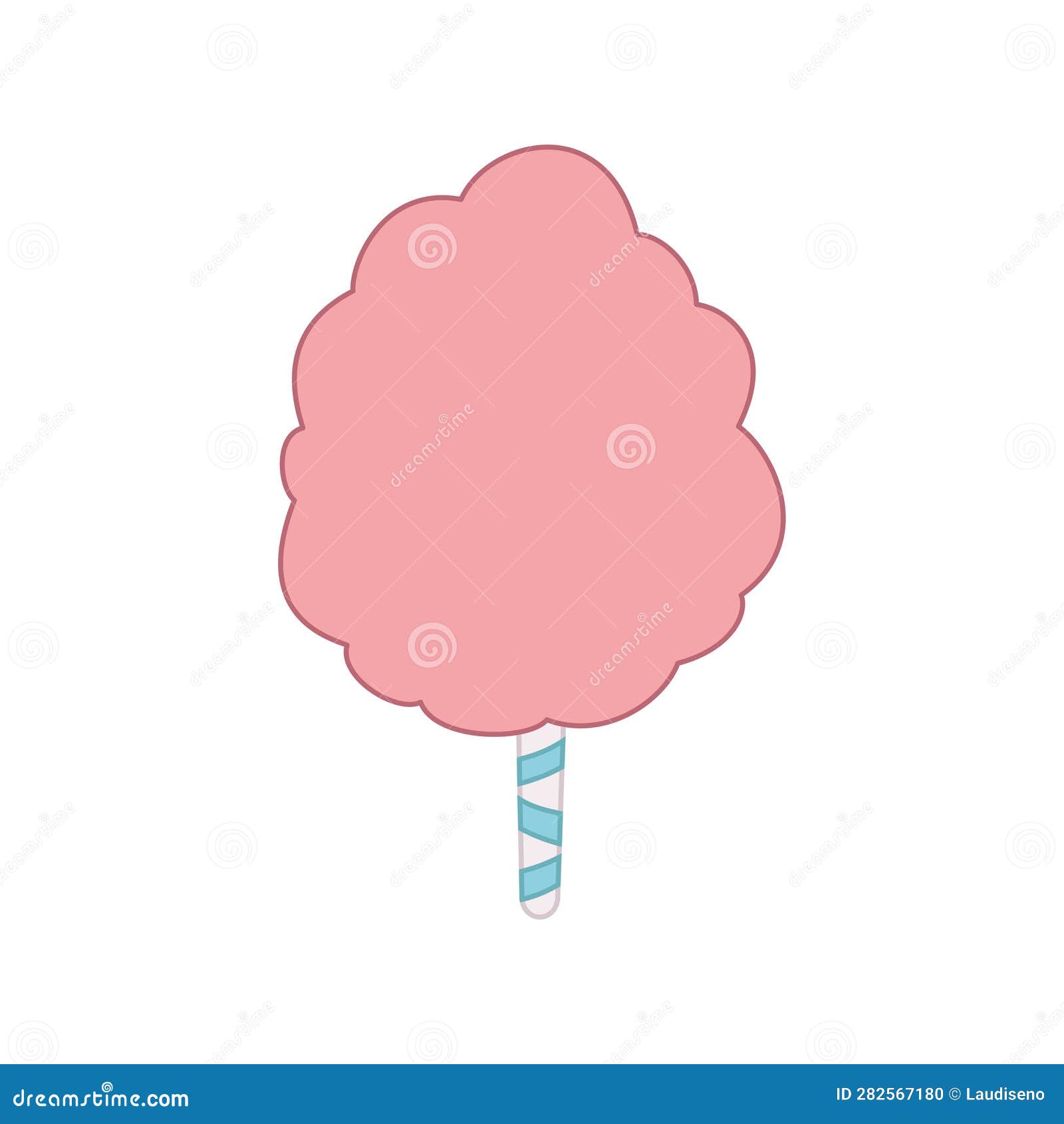 Isolated Colored Cotton Candy Icon Vector Stock Vector - Illustration ...