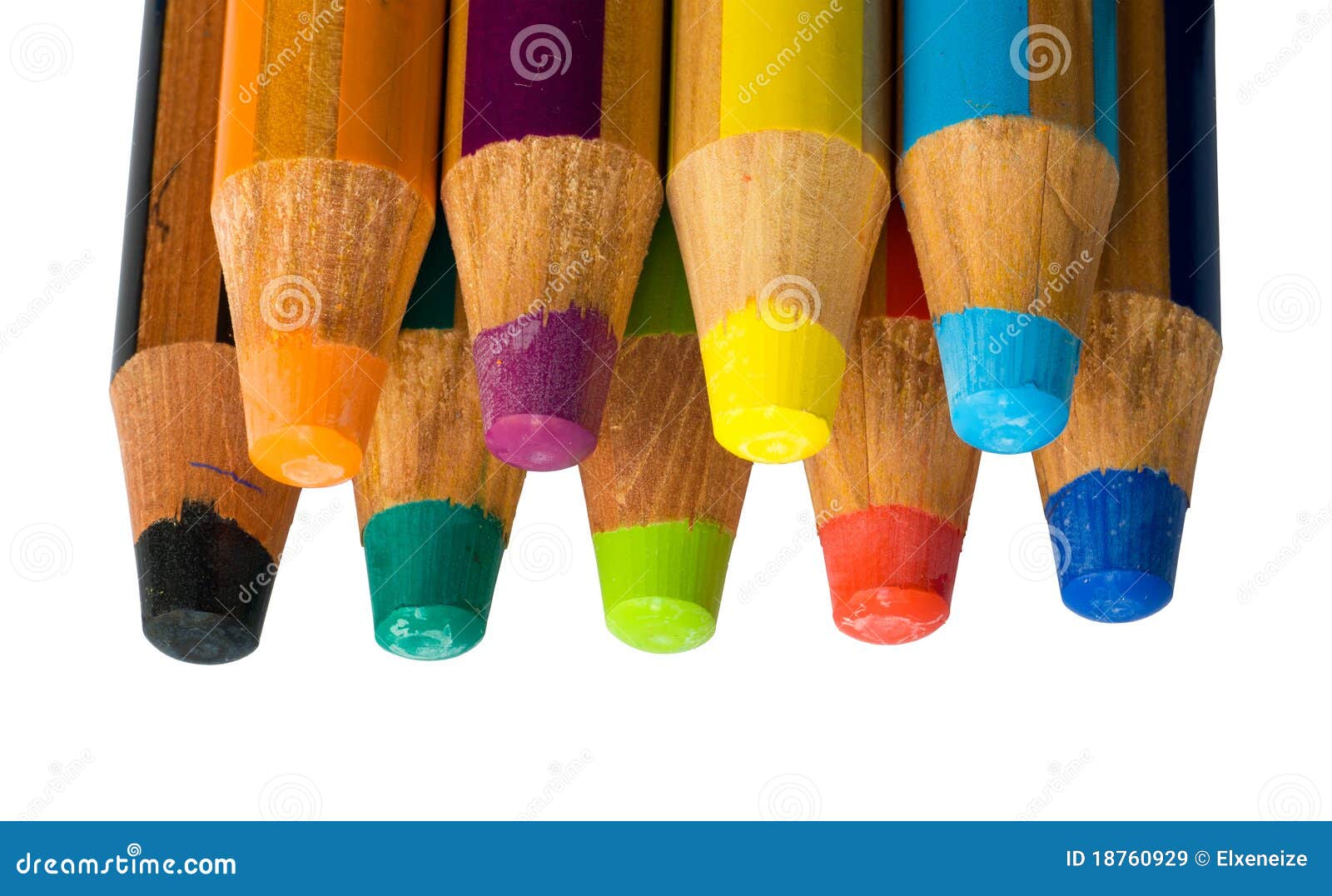 Isolated colored crayons stock image. Image of color - 18760929