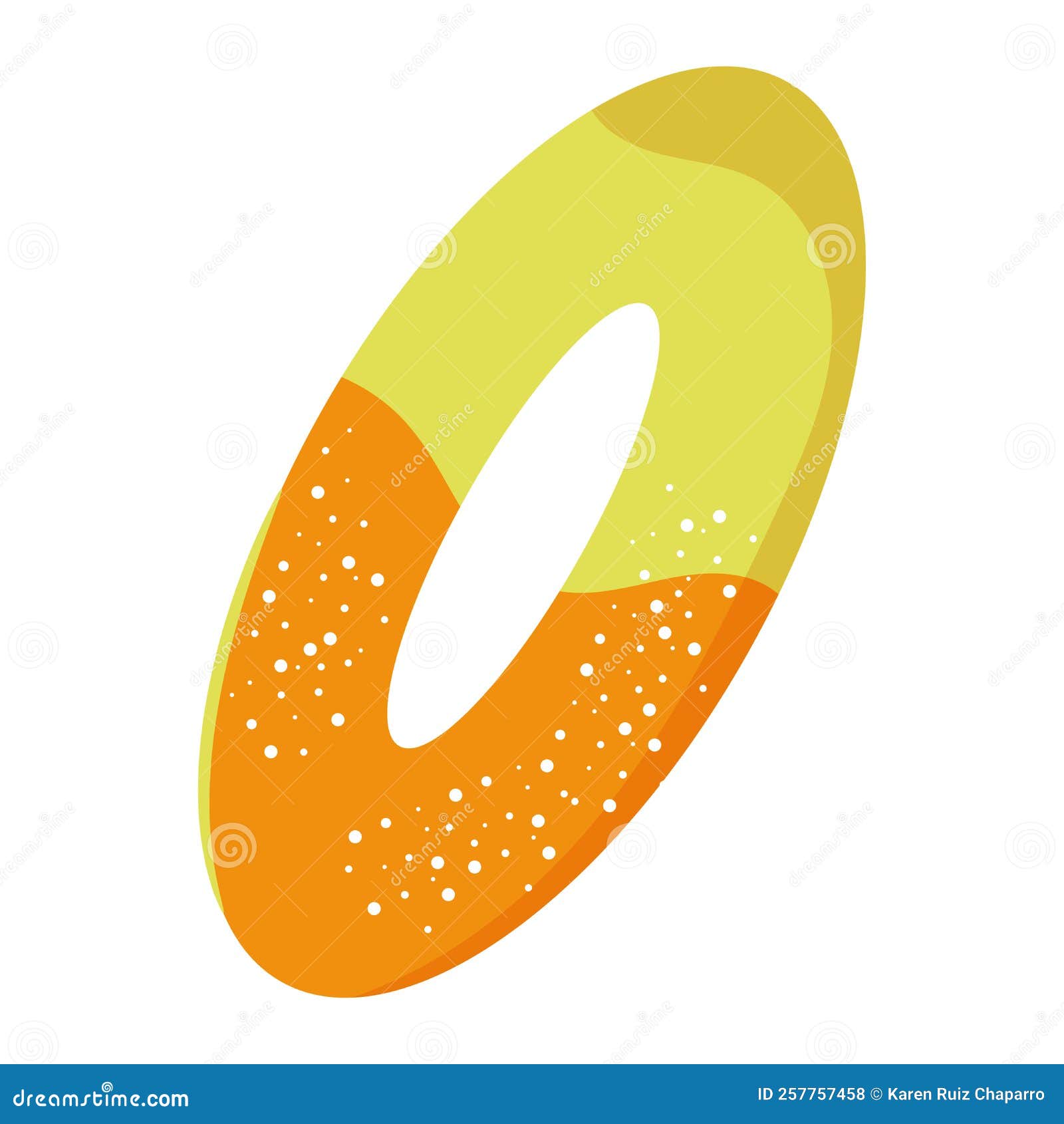 Isolated Colored Donut Shape Candy Icon Vector Stock Illustration ...