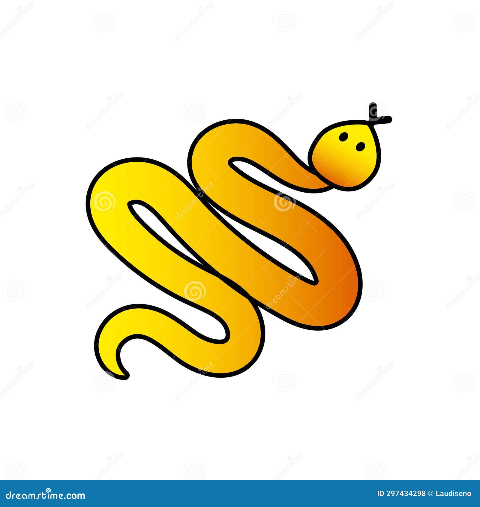 Isolated Colored Egypt Serpent Icon Vector Stock Vector - Illustration ...
