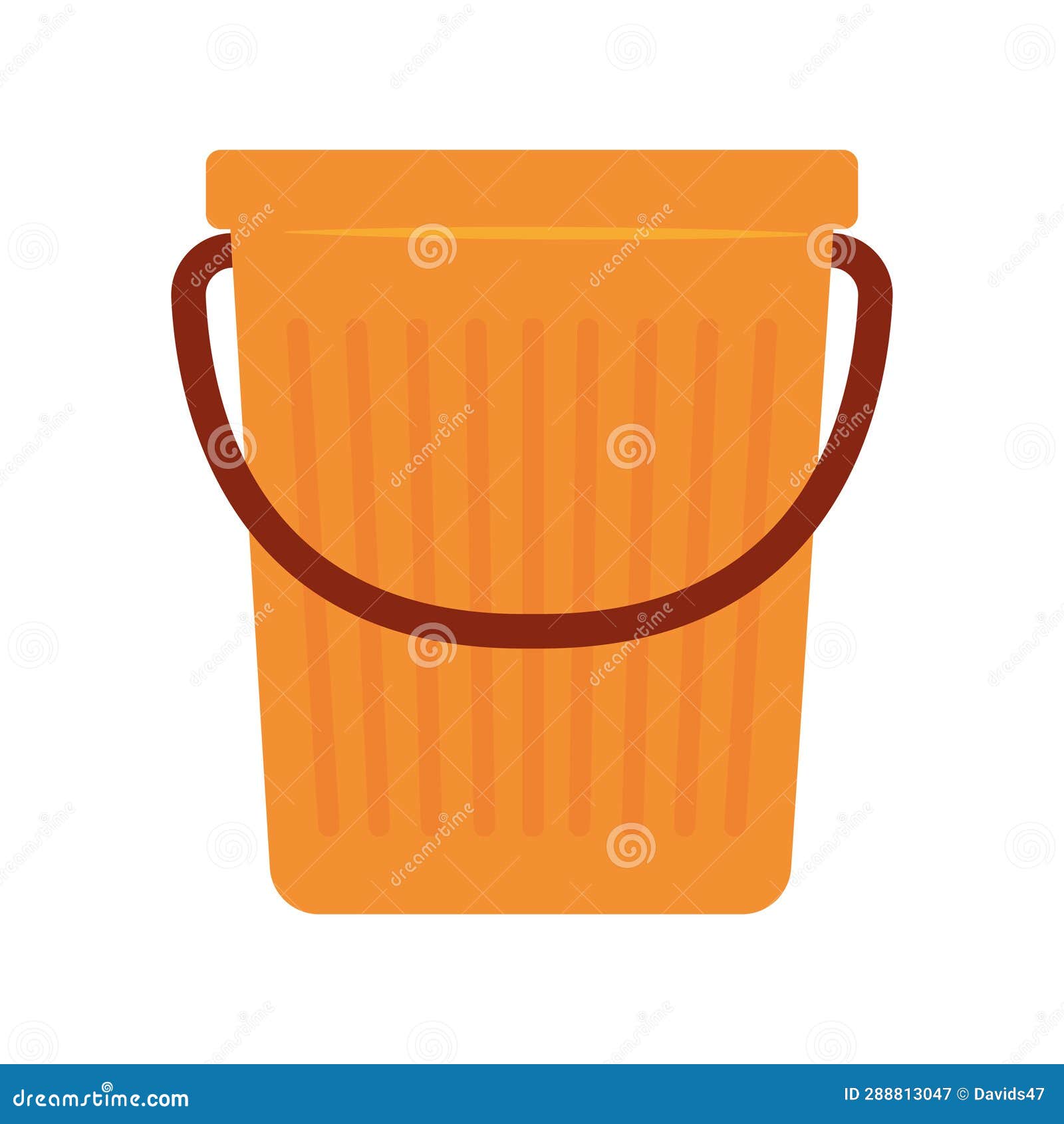 Isolated Colored Empty Cleaning Bucket Icon Vector Stock Vector ...