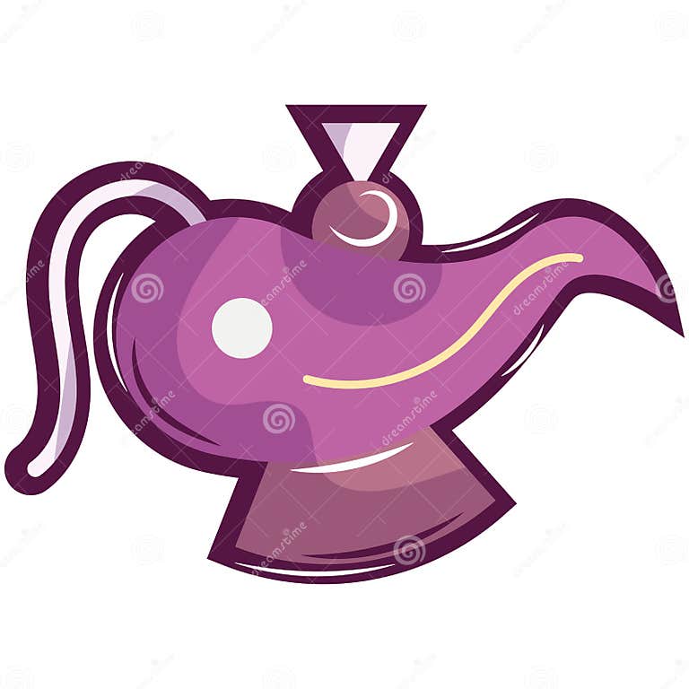 Isolated Colored Genius Magic Lamp Icon Vector Stock Vector ...