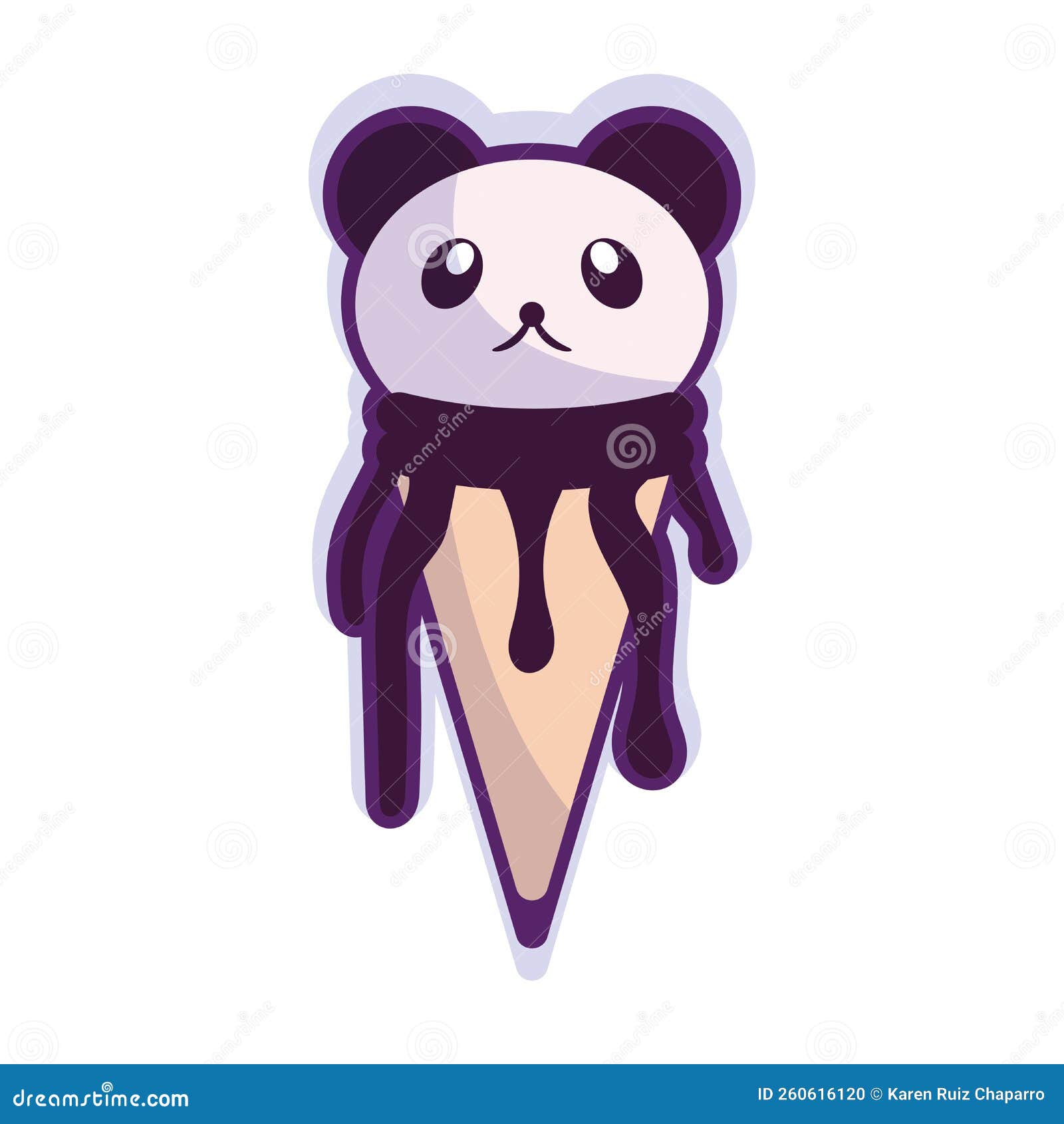 Isolated Colored Ice Cream Icon Vector Stock Vector - Illustration of ...