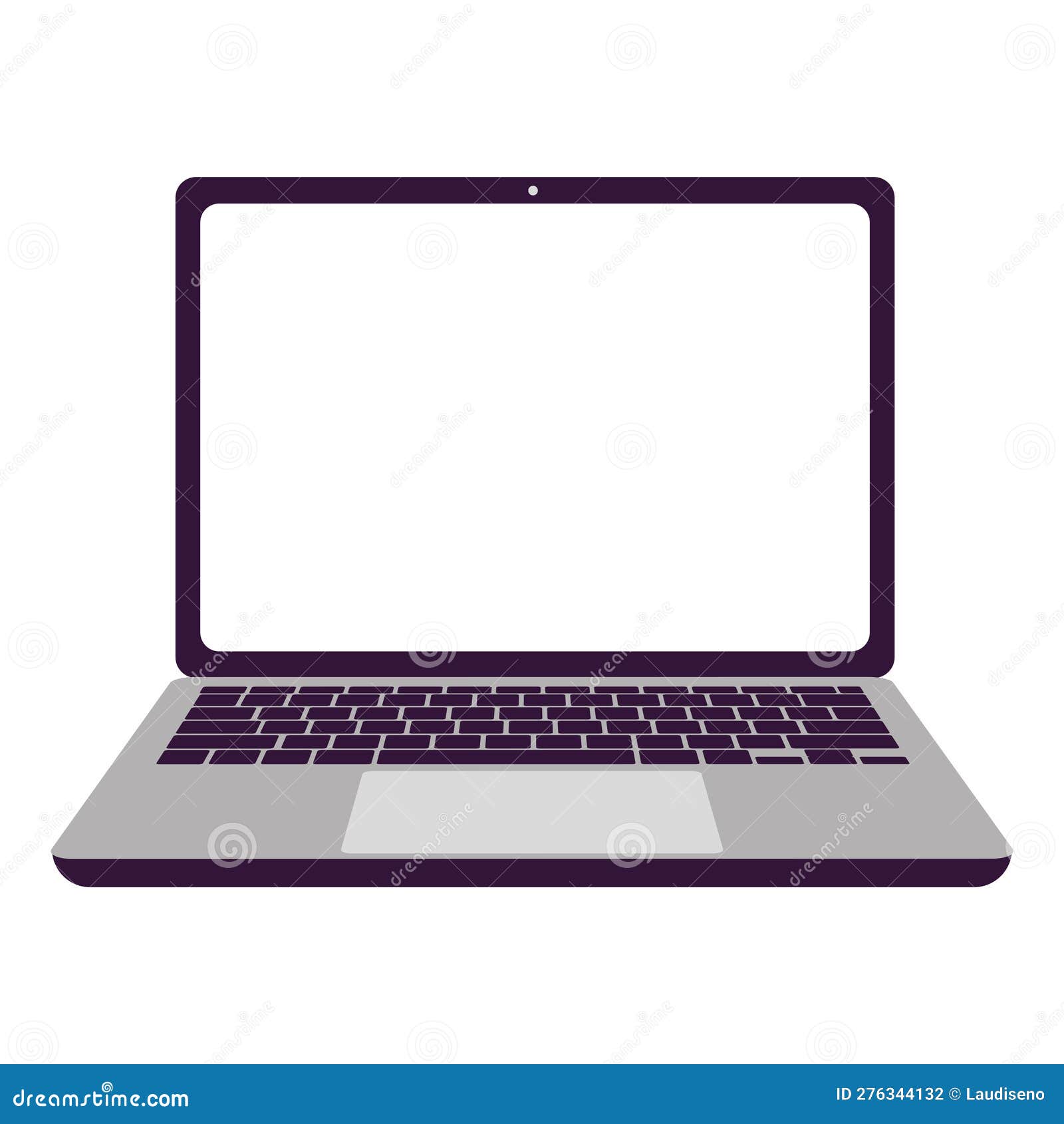 Isolated Colored Laptop Icon Image Vector Stock Vector - Illustration ...