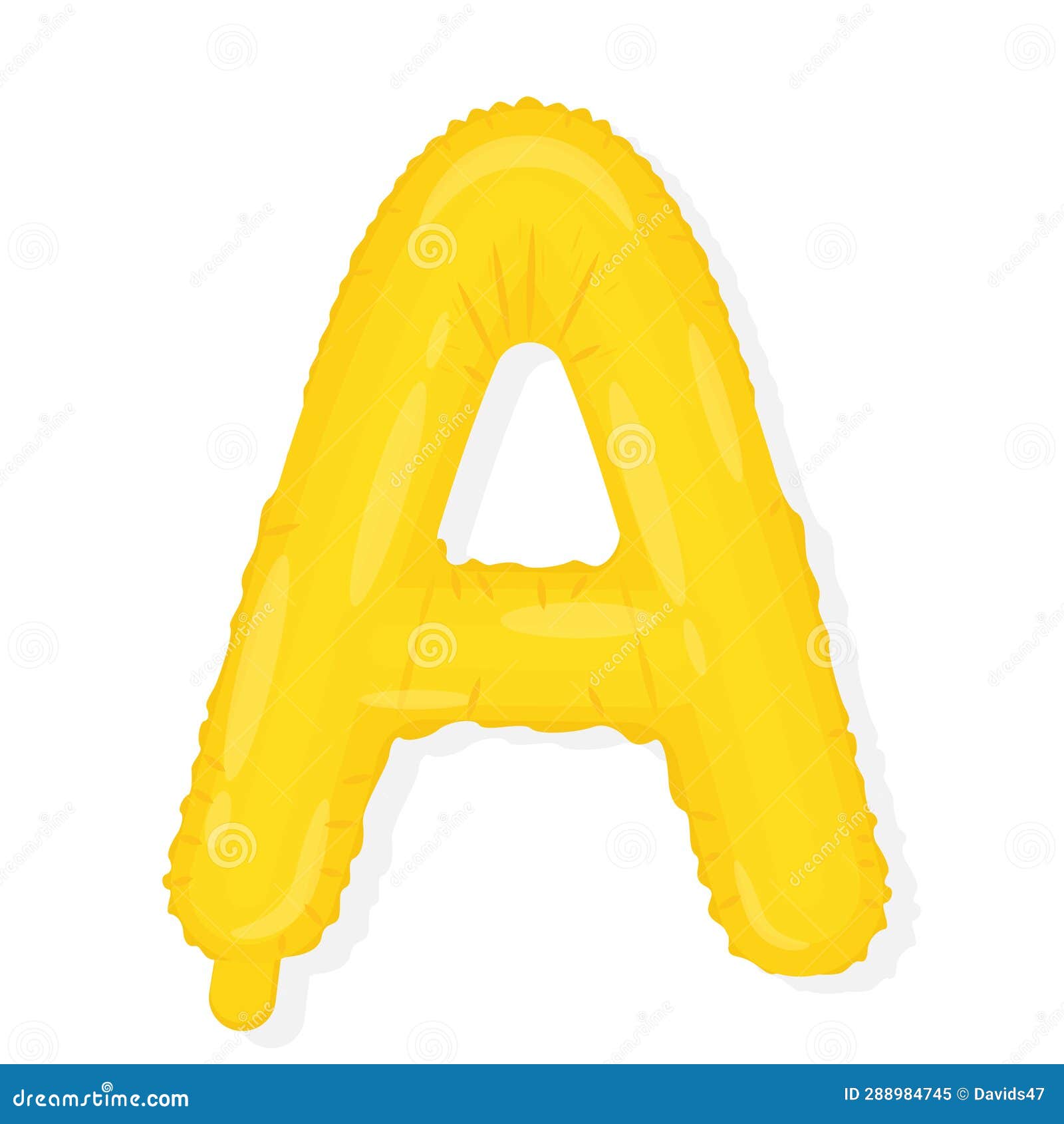 Isolated Colored Letter a Typography Vector Stock Vector - Illustration ...