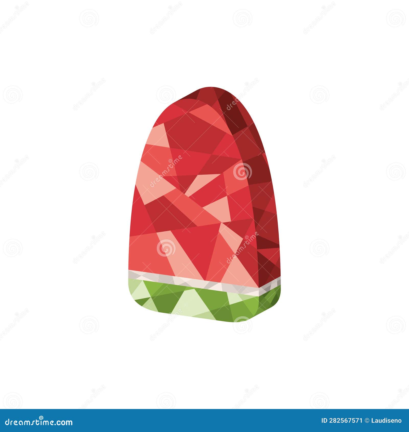 Isolated Colored Low Poly Popsicle Candy Icon Vector Stock Vector ...