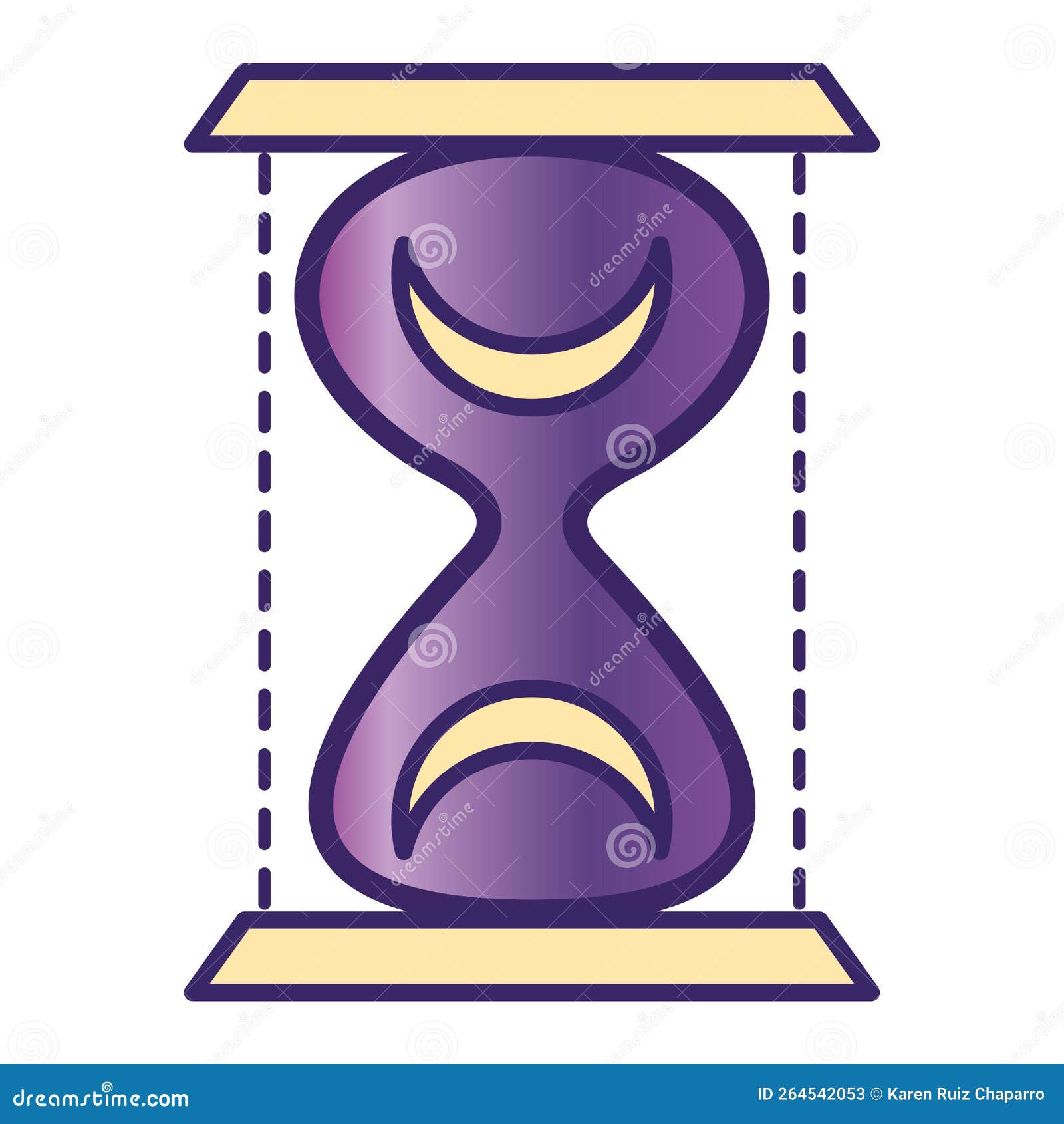 Isolated Colored Magic Sand Watch Icon Vector Stock Vector ...
