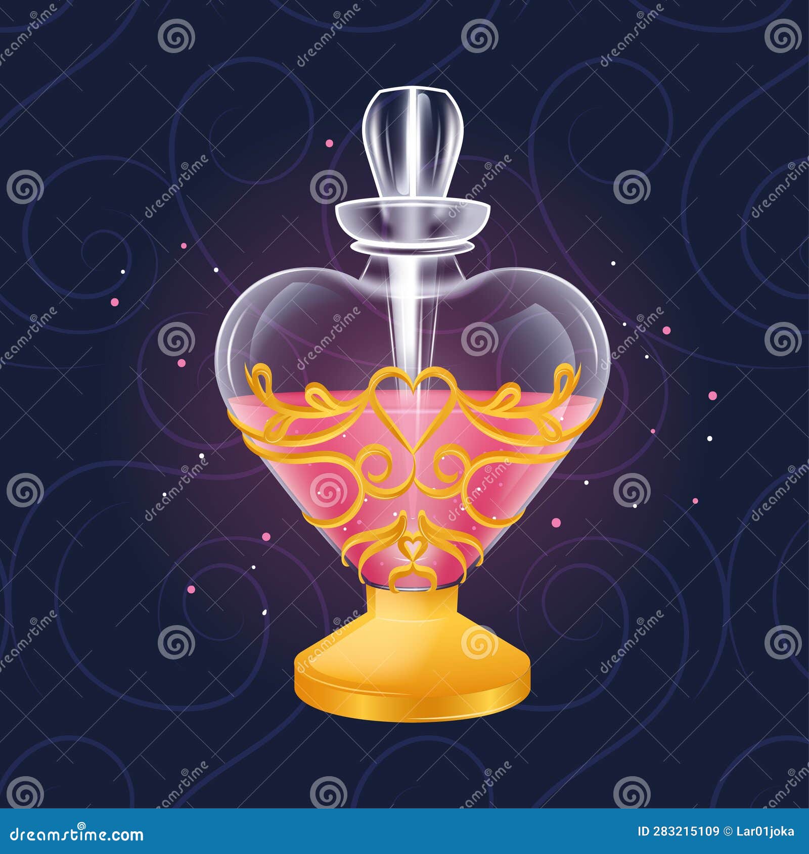 Isolated Colored Magical Potion Elixir Vector Stock Illustration ...