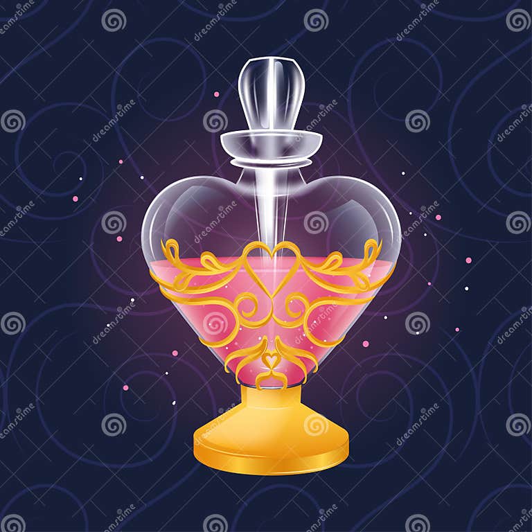 Isolated Colored Magical Potion Elixir Vector Stock Illustration ...