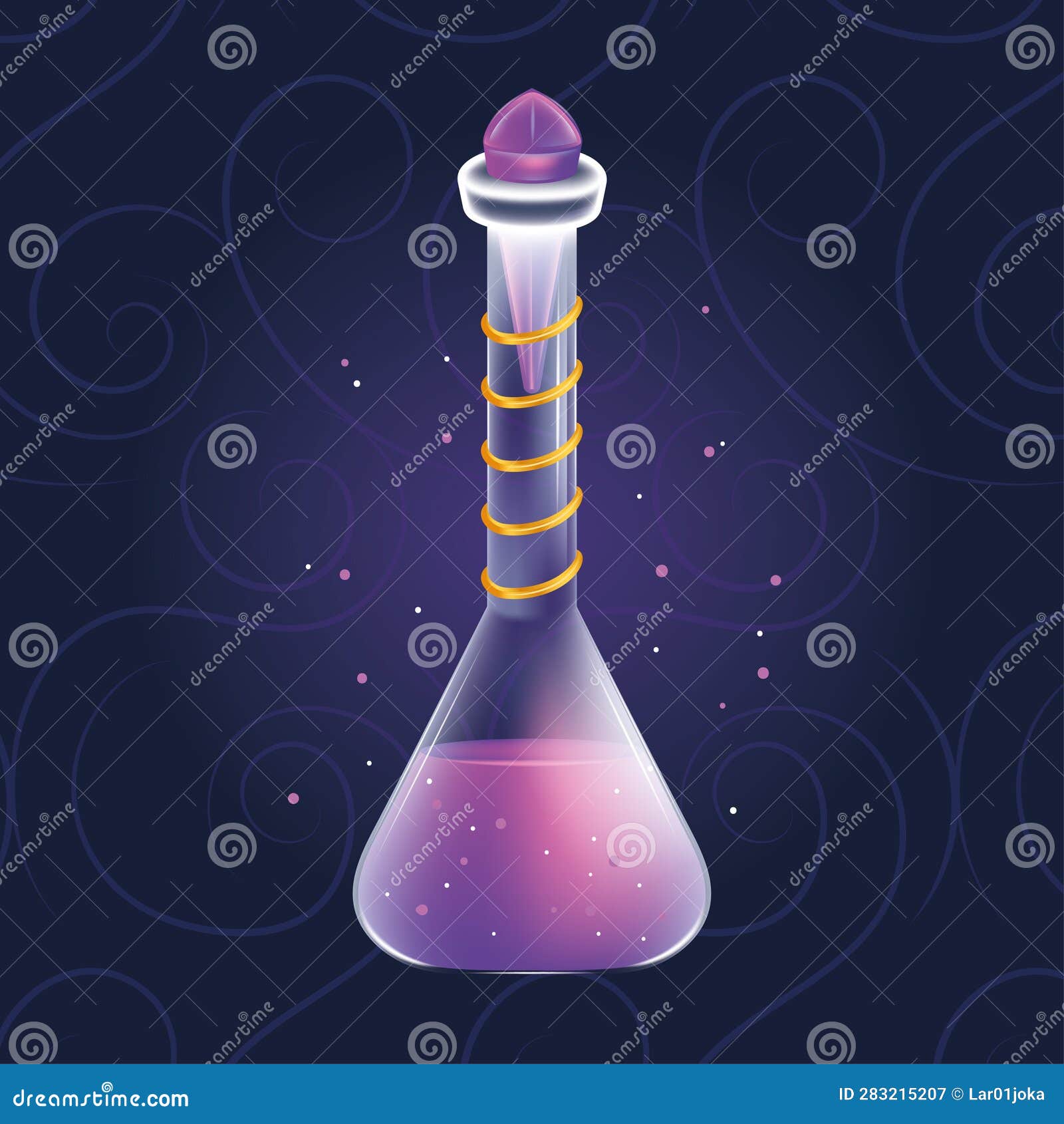 Isolated Colored Magical Potion Elixir Vector Stock Vector ...