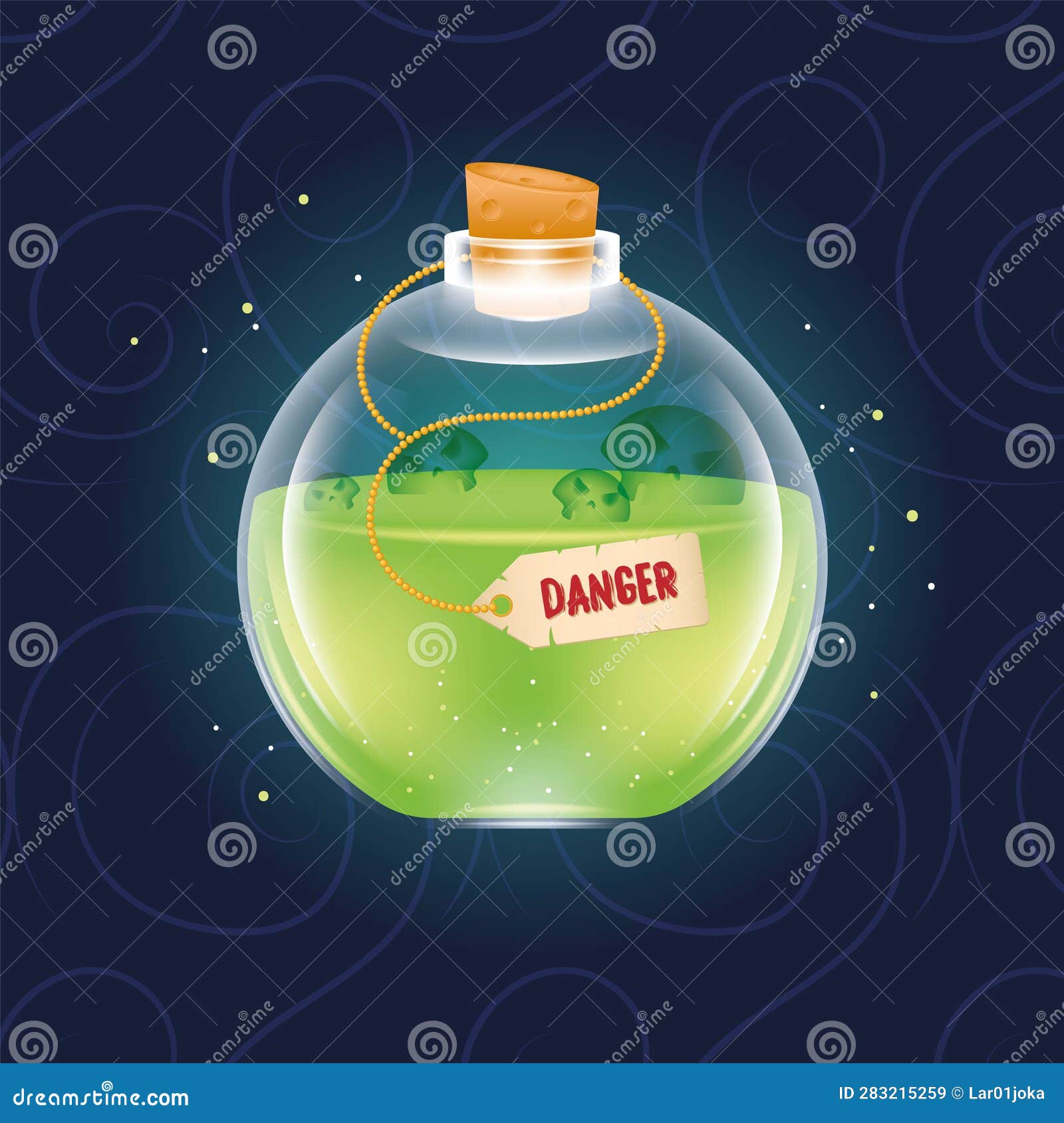 Isolated Colored Magical Potion Elixir Vector Stock Vector ...