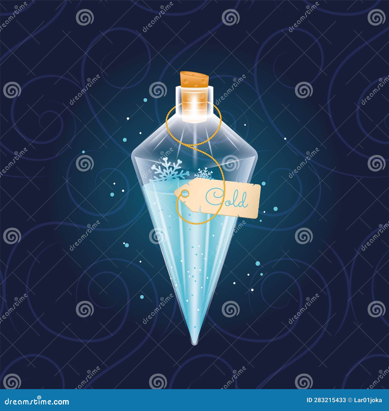 Isolated Colored Magical Potion Elixir Vector Stock Illustration ...
