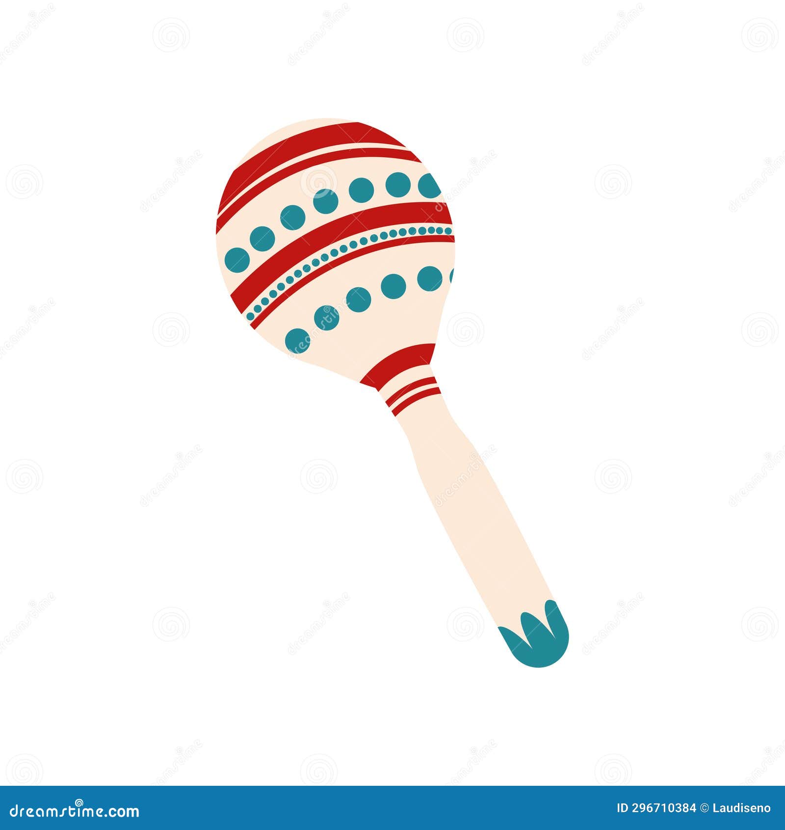 Isolated Colored Maraca Musical Instrument Vector Stock Vector ...