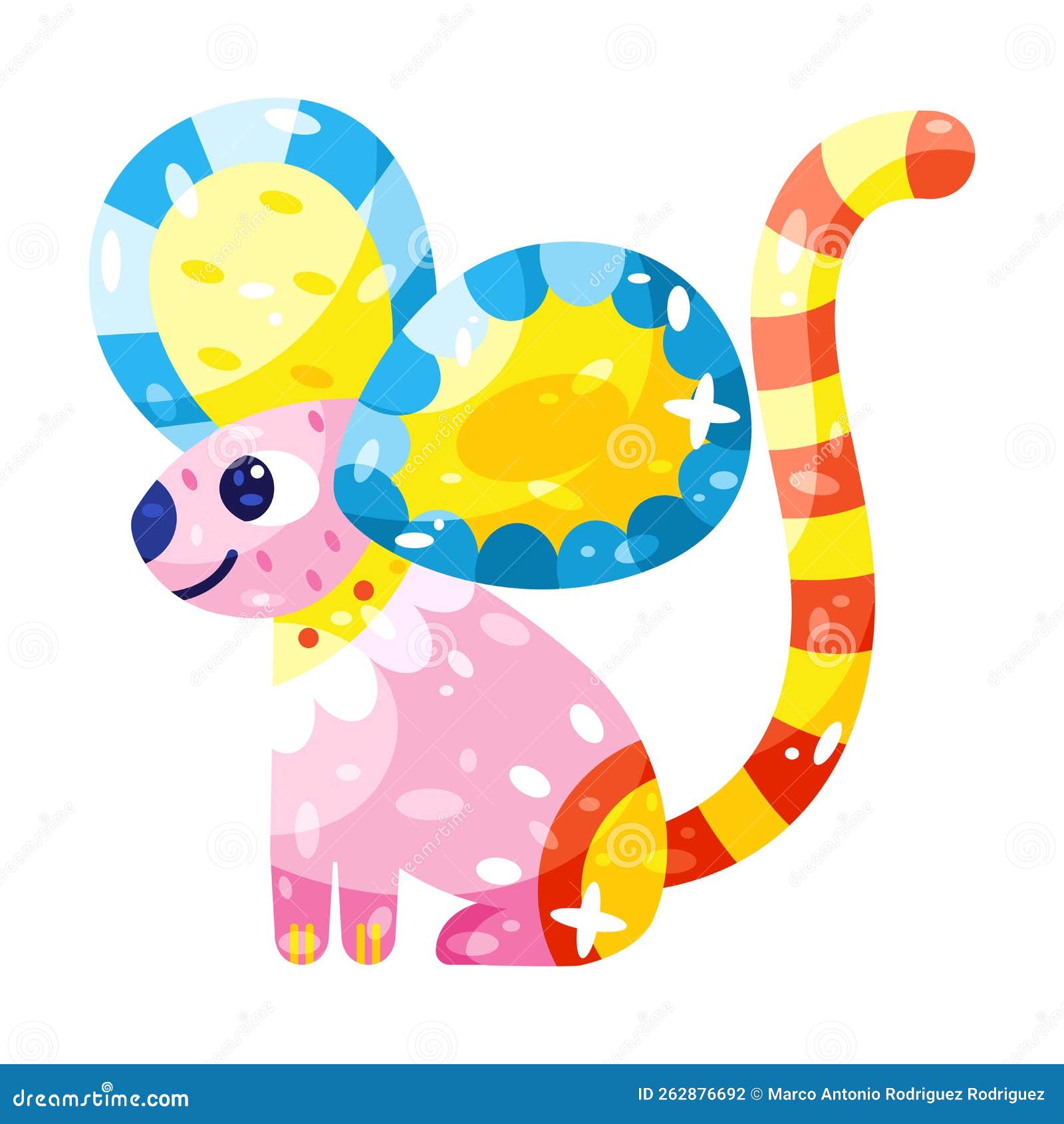 Isolated Colored Mouse Alebrije Icon Vector Stock Vector - Illustration of icon, mouse: 262876692