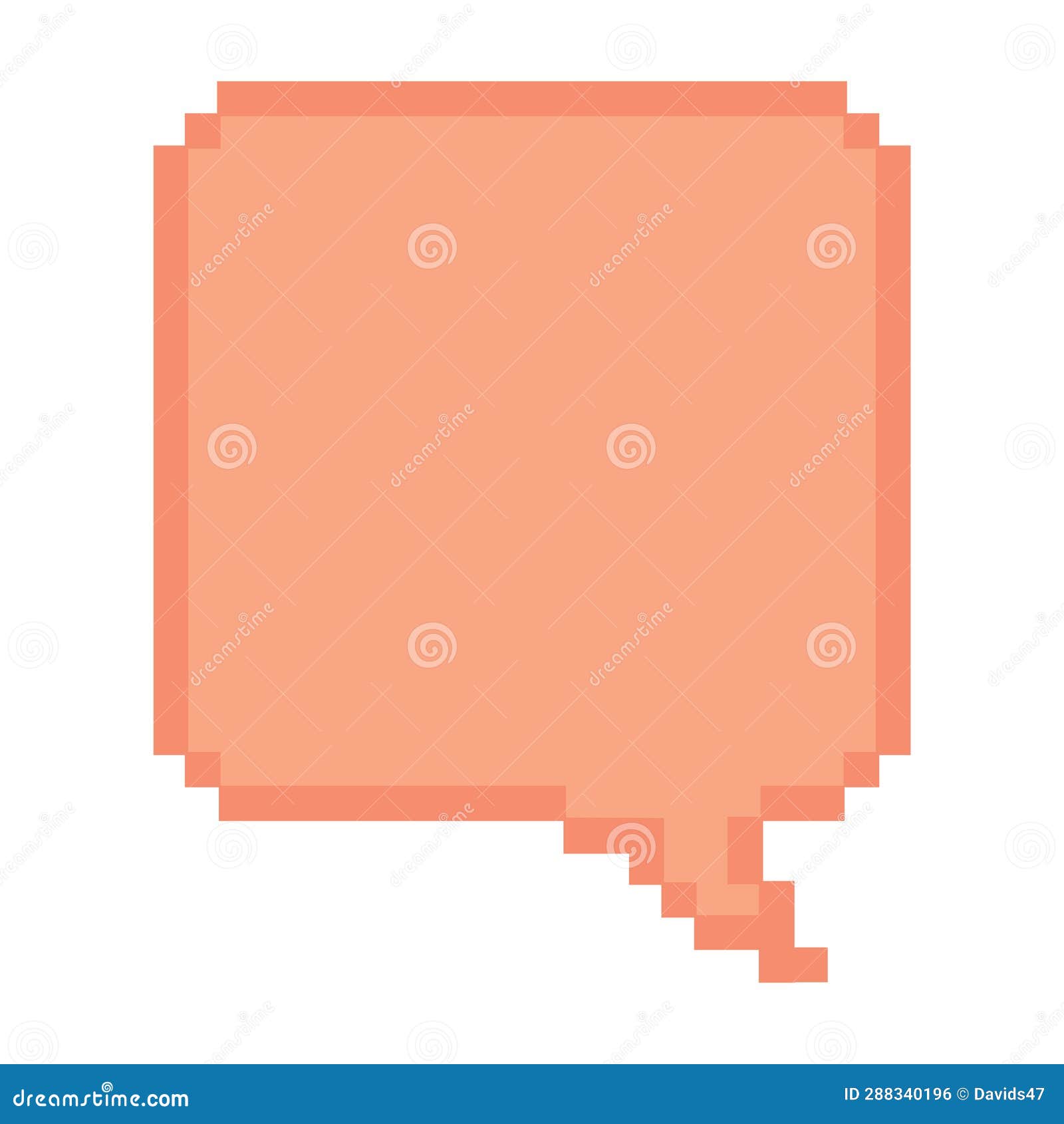 Isolated Colored Pixelated Comic Speech Bubble Chat Vector Stock Vector ...