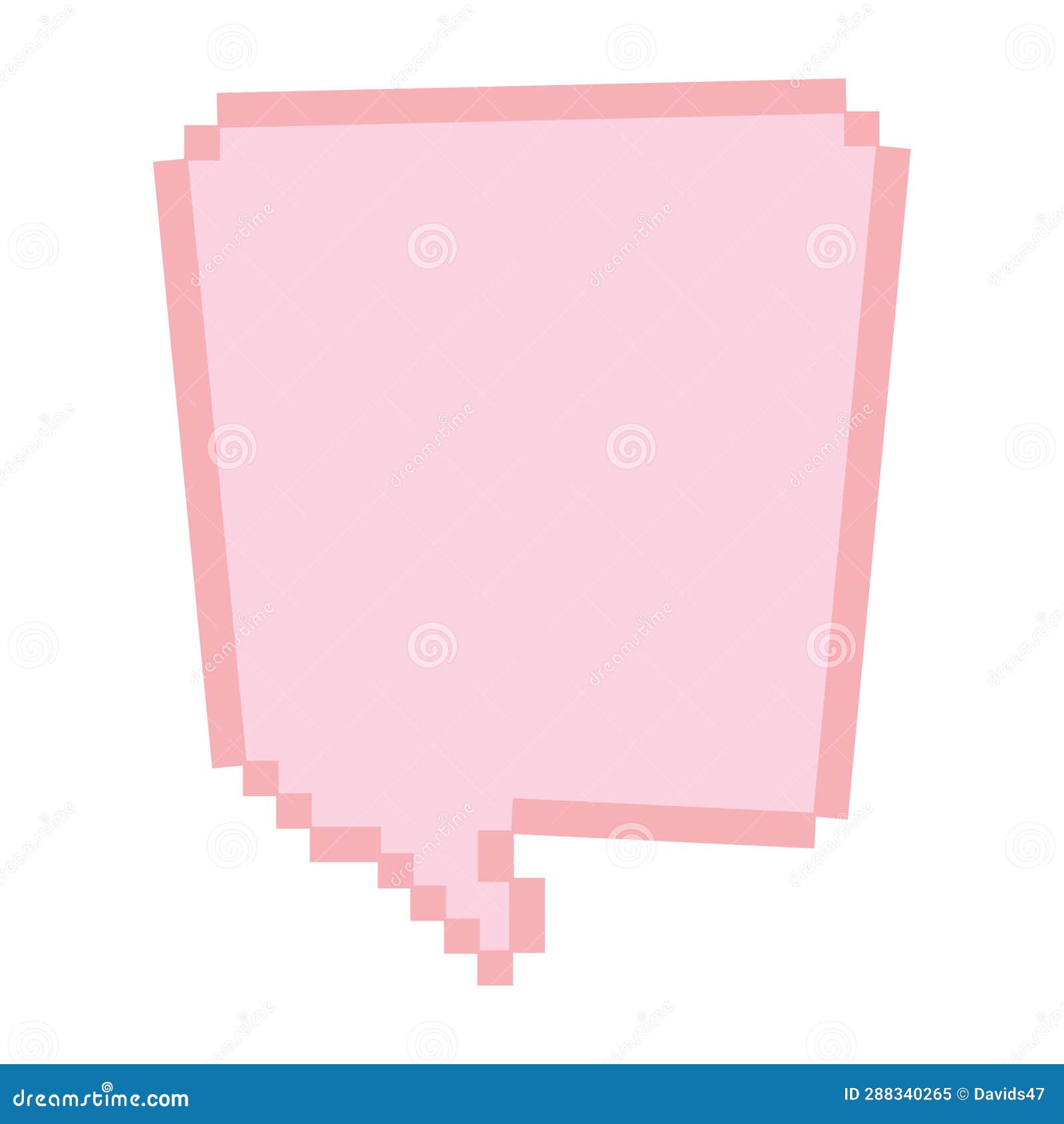 Isolated Colored Pixelated Comic Speech Bubble Chat Vector Stock ...