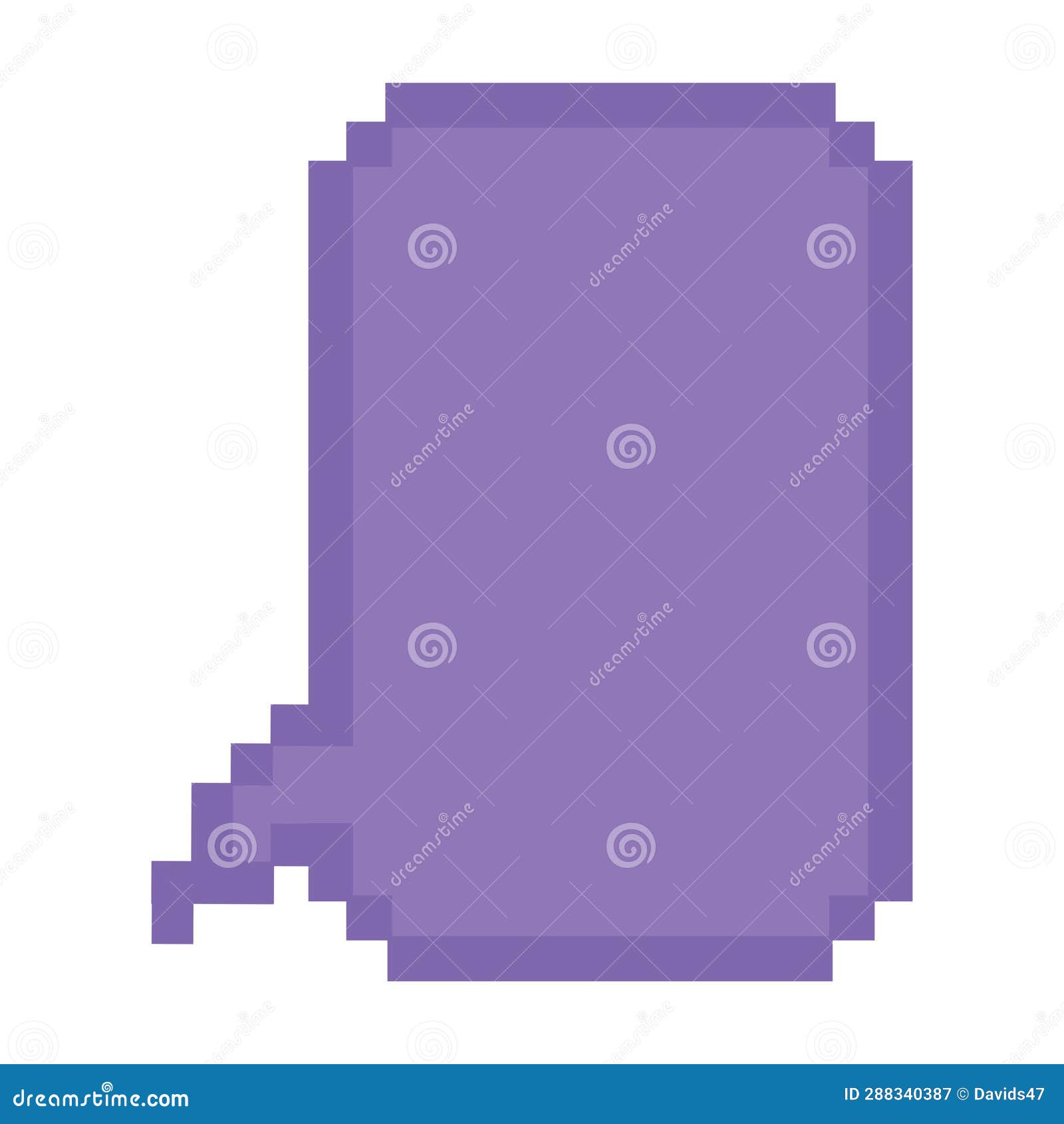 Isolated Colored Pixelated Comic Speech Bubble Chat Vector Stock ...