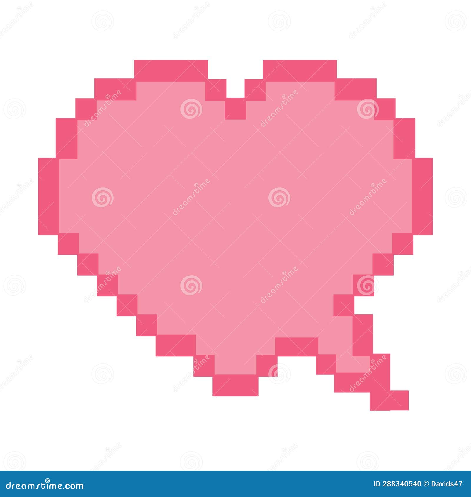 Isolated Colored Pixelated Comic Speech Bubble Chat Vector Stock Vector ...