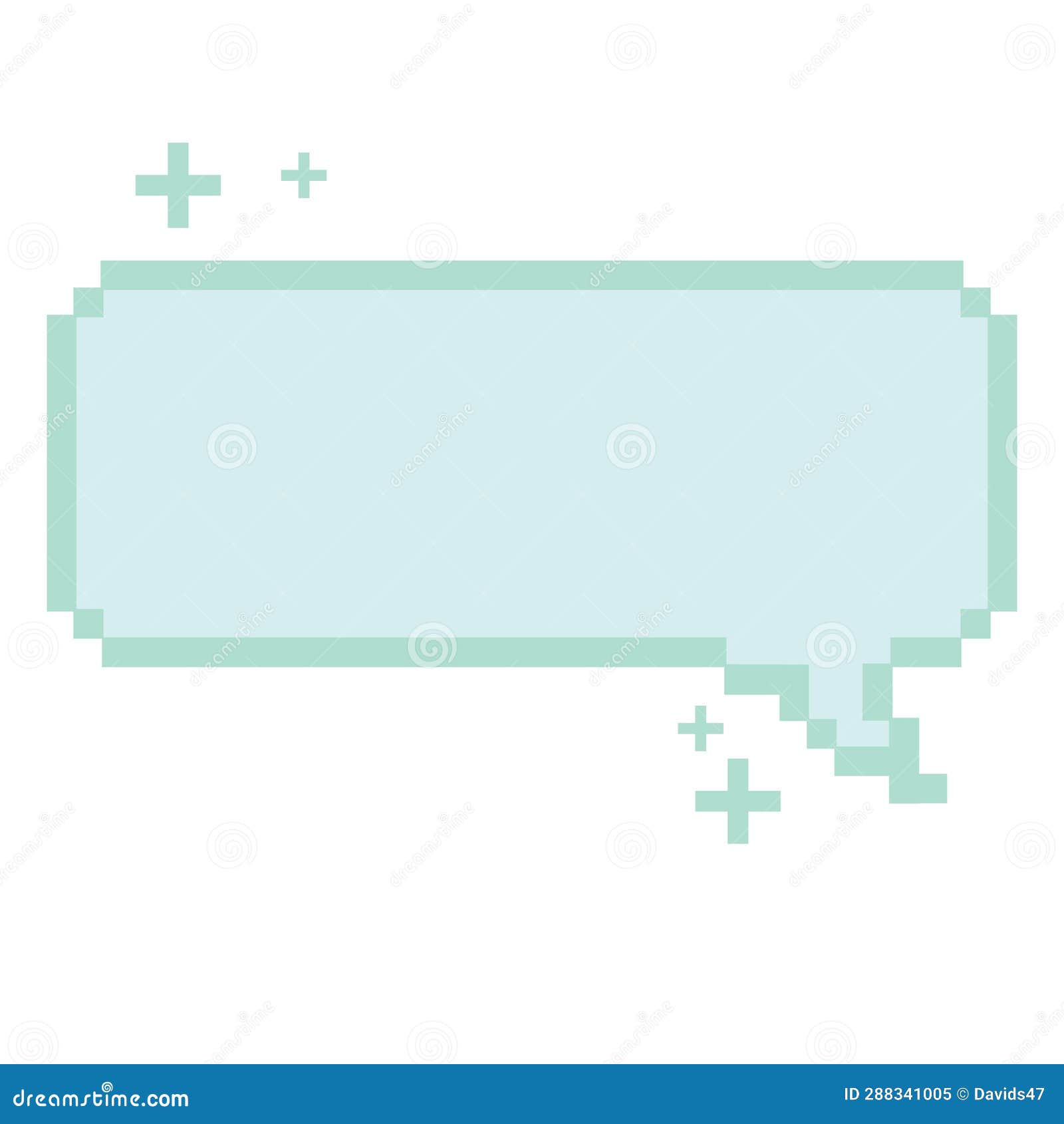 Isolated Colored Pixelated Comic Speech Bubble Chat Vector Stock Vector ...