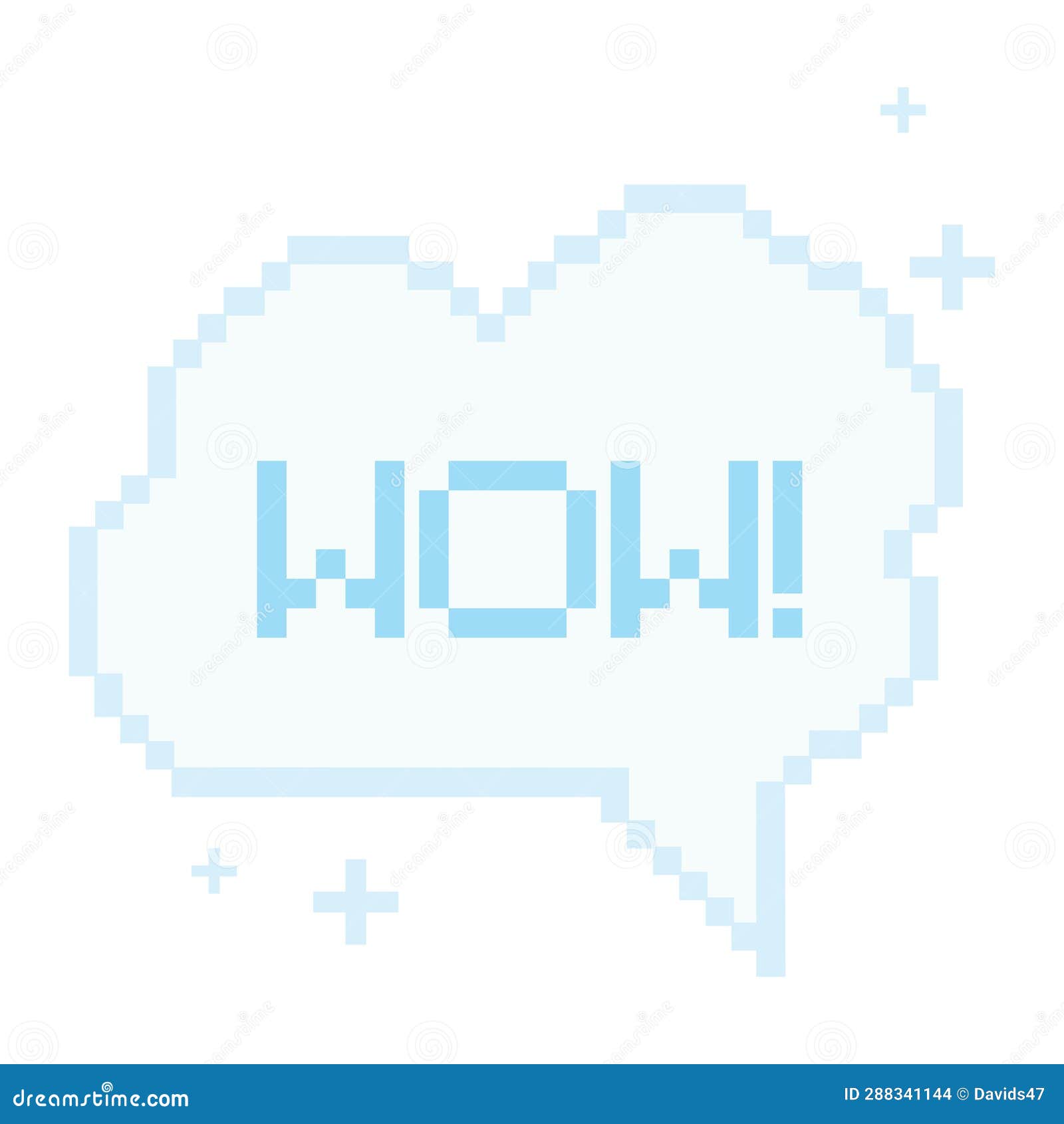Isolated Colored Pixelated Comic Speech Bubble Chat Vector Stock ...