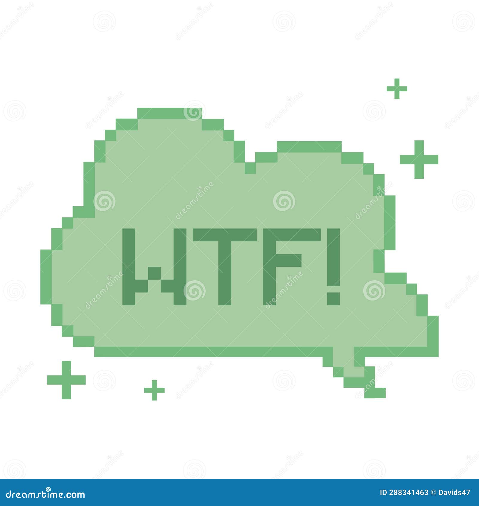 Isolated Colored Pixelated Comic Speech Bubble Chat Vector Stock Vector ...